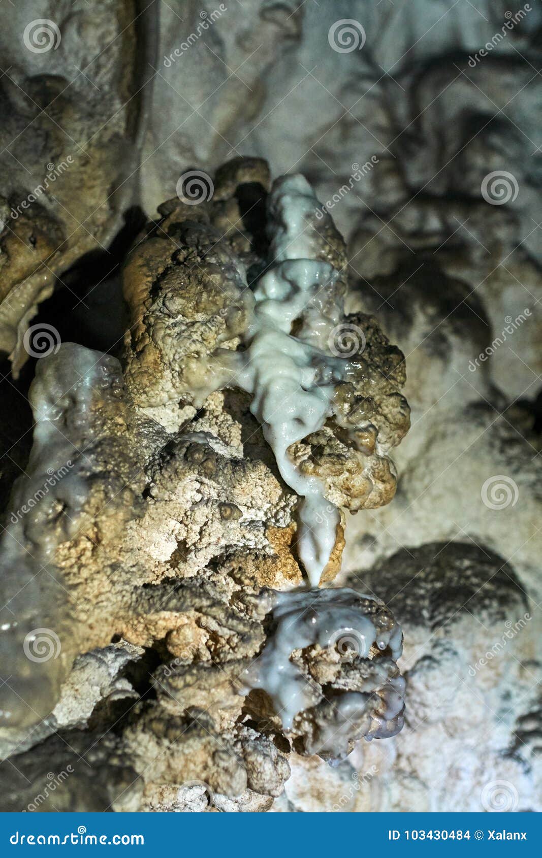 Cave Interior in a Limestone Mountain Stock Photo - Image of jurassic ...