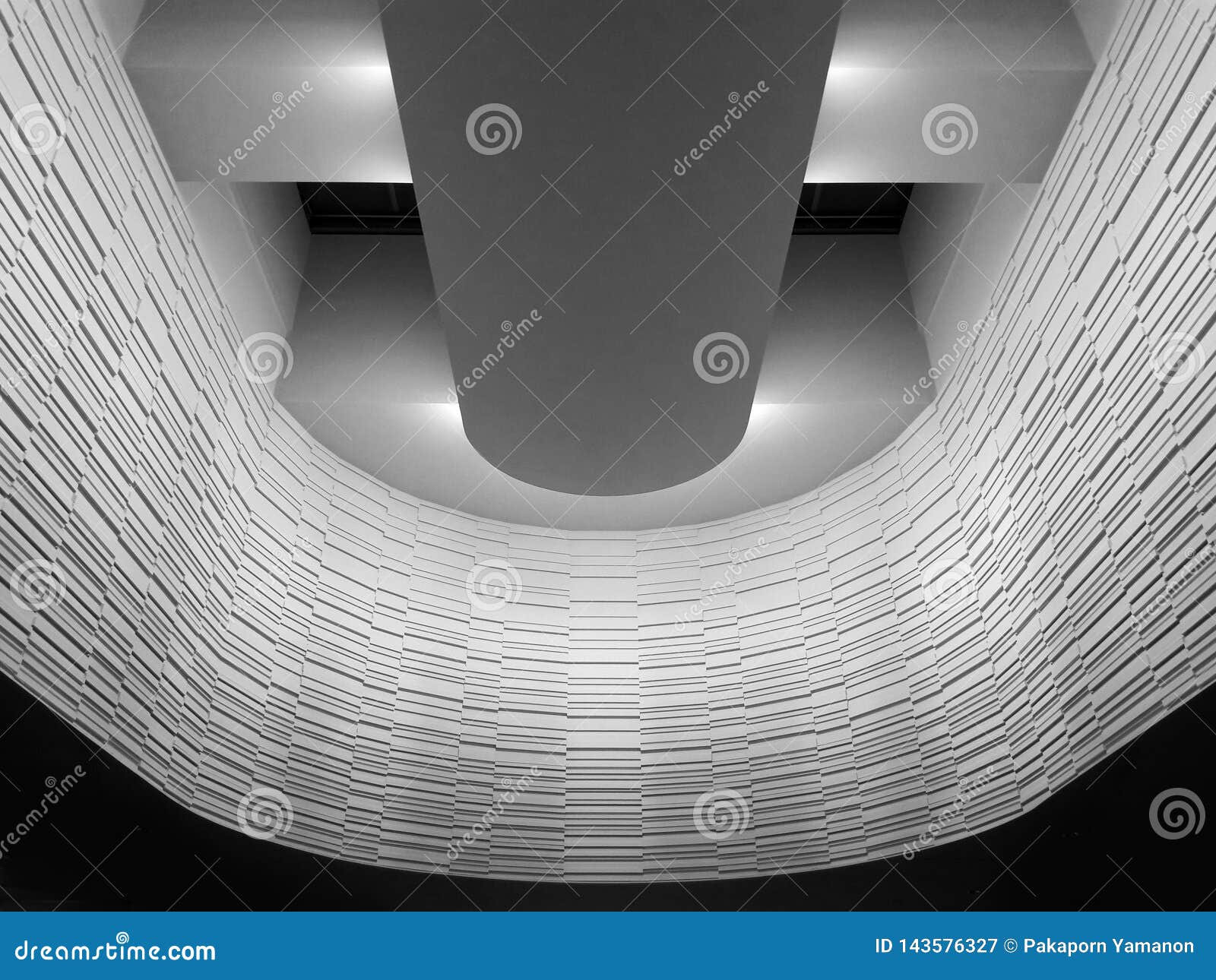 The Interior Ceiling in the Building Stock Illustration - Illustration ...