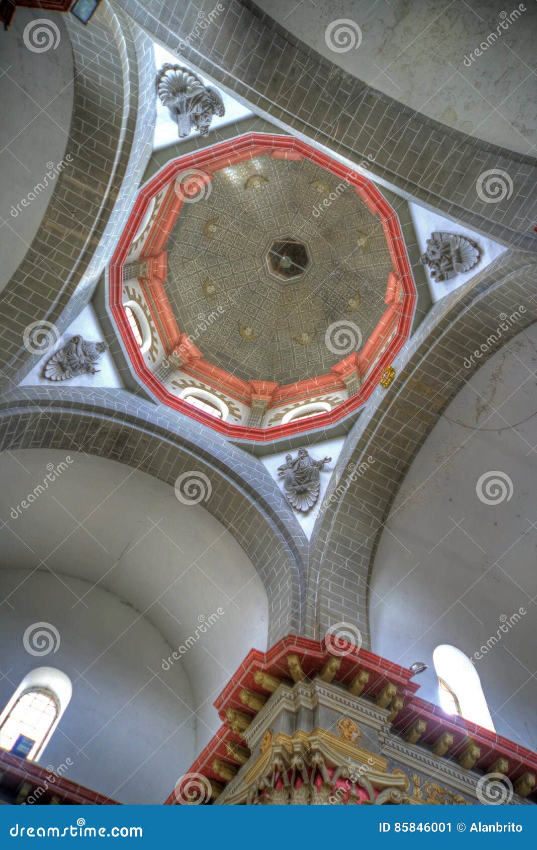 Interior Ceiling of a Cathedral Editorial Photo - Image of holy ...