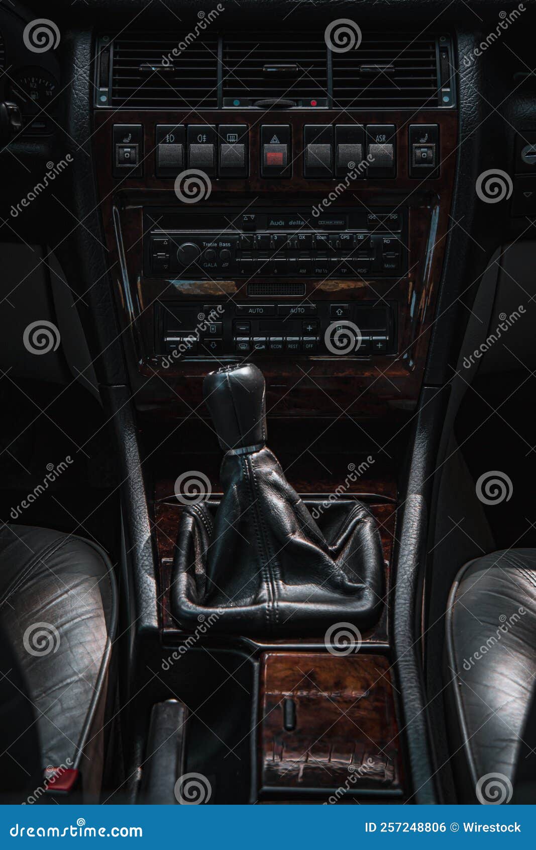 Interior of Center Console of Audi A8 D2 Editorial Photo - Image of ...