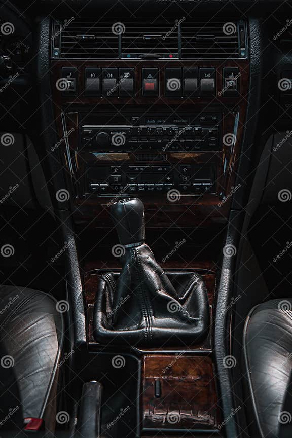 Interior of Center Console of Audi A8 D2 Editorial Photo - Image of ...