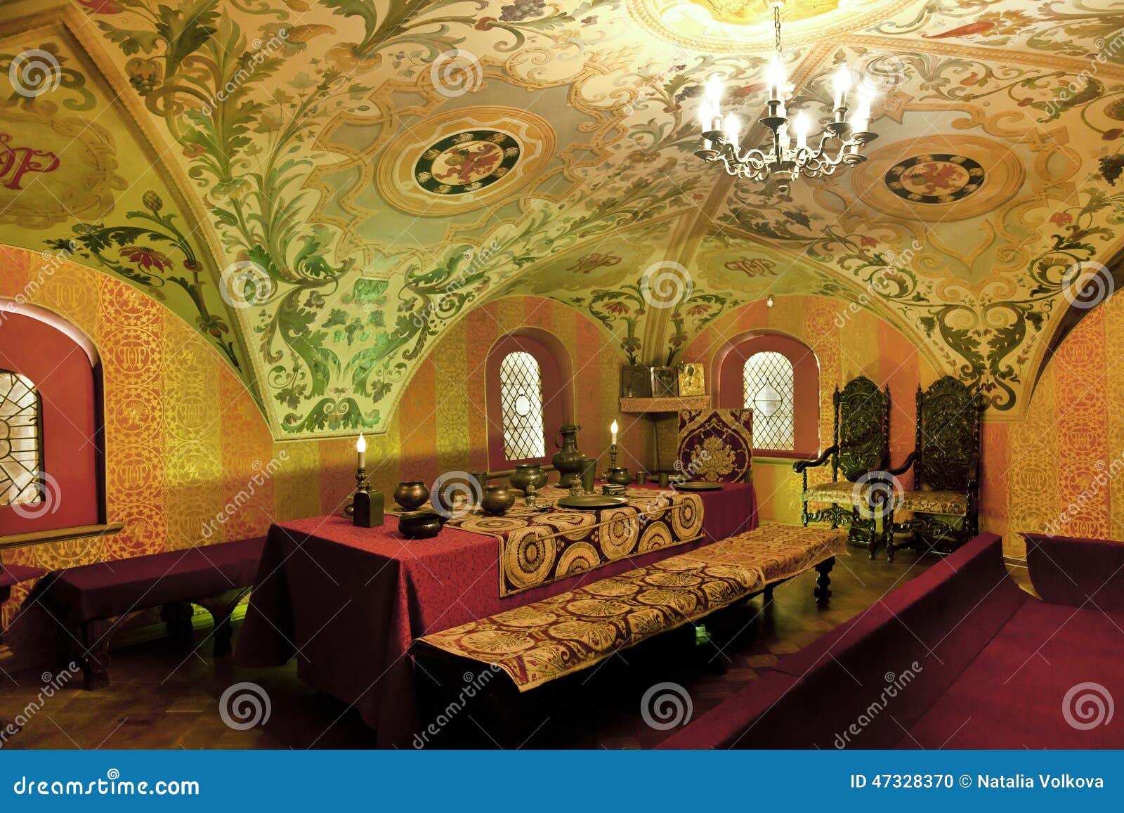 The Interior Chambers of the Romanov Boyars Editorial Image - Image of ...