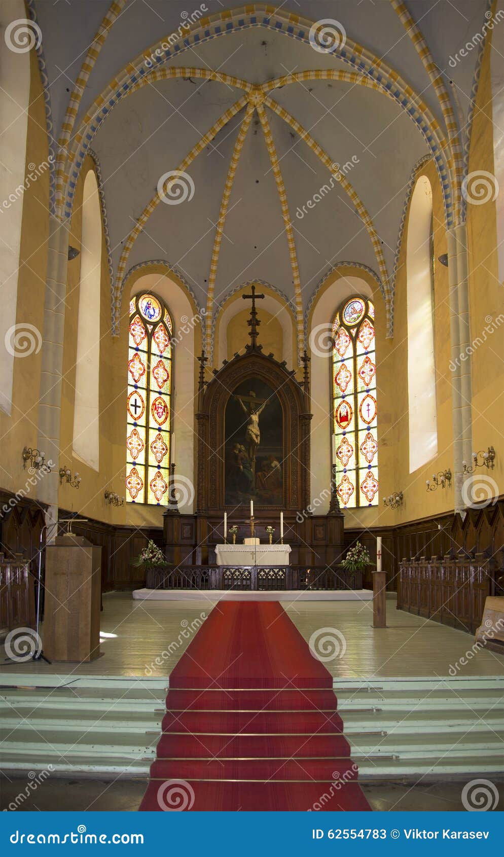 The Interior of the Chancel of the Church of St. John Stock Image ...