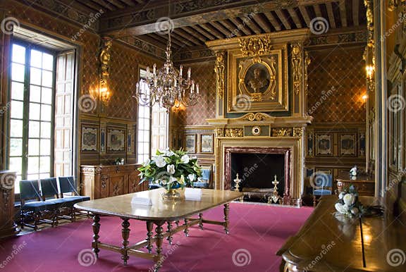 Interior of Chateau Cheverny Editorial Image - Image of cheverny ...