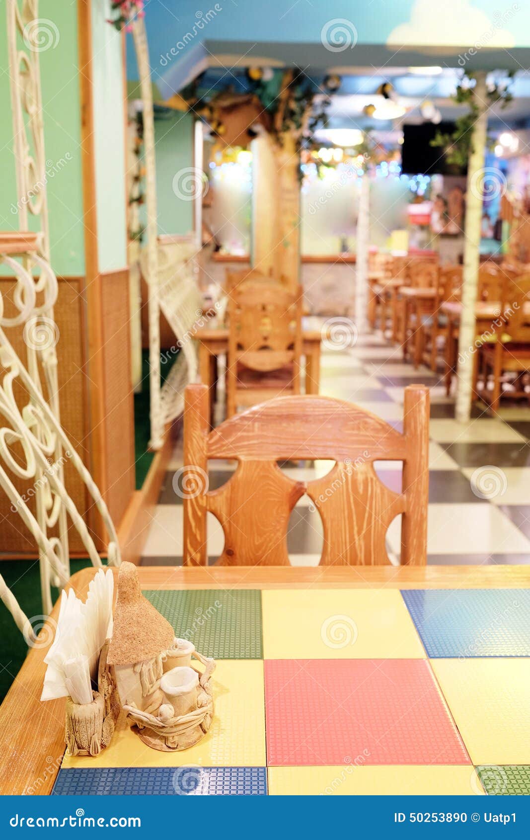Interior children s cafe stock photo. Image of ceremony - 50253890