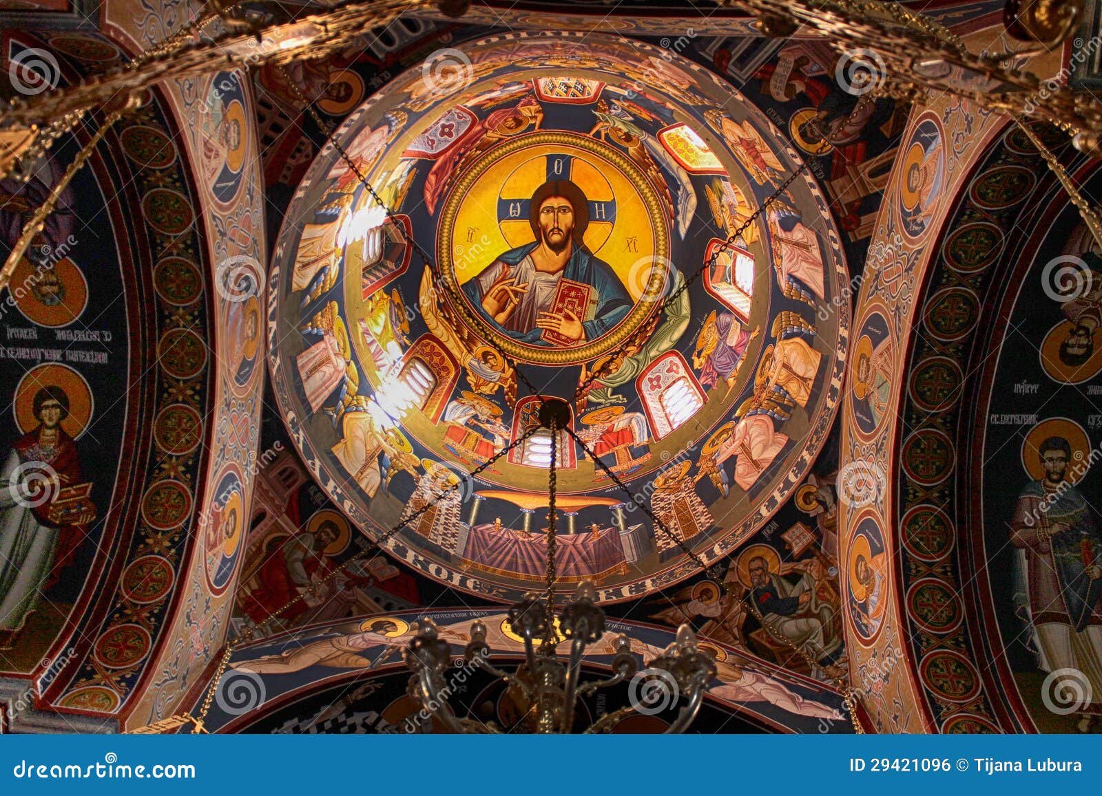 Interior of Christian Monastery Kaona Stock Photo - Image of religion ...