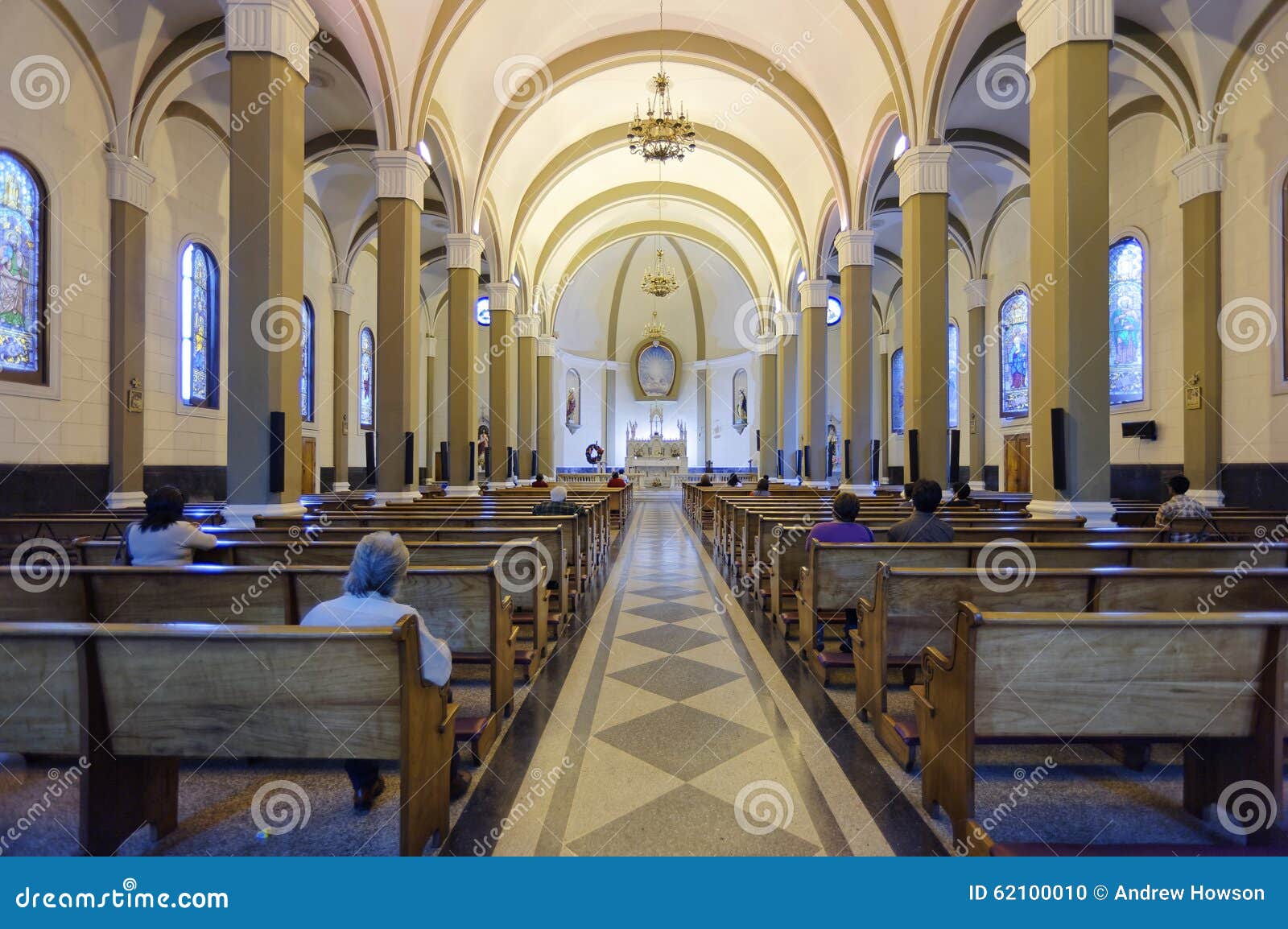 Lima, Peru: Church Interior Editorial Image - Image of entrance, future ...