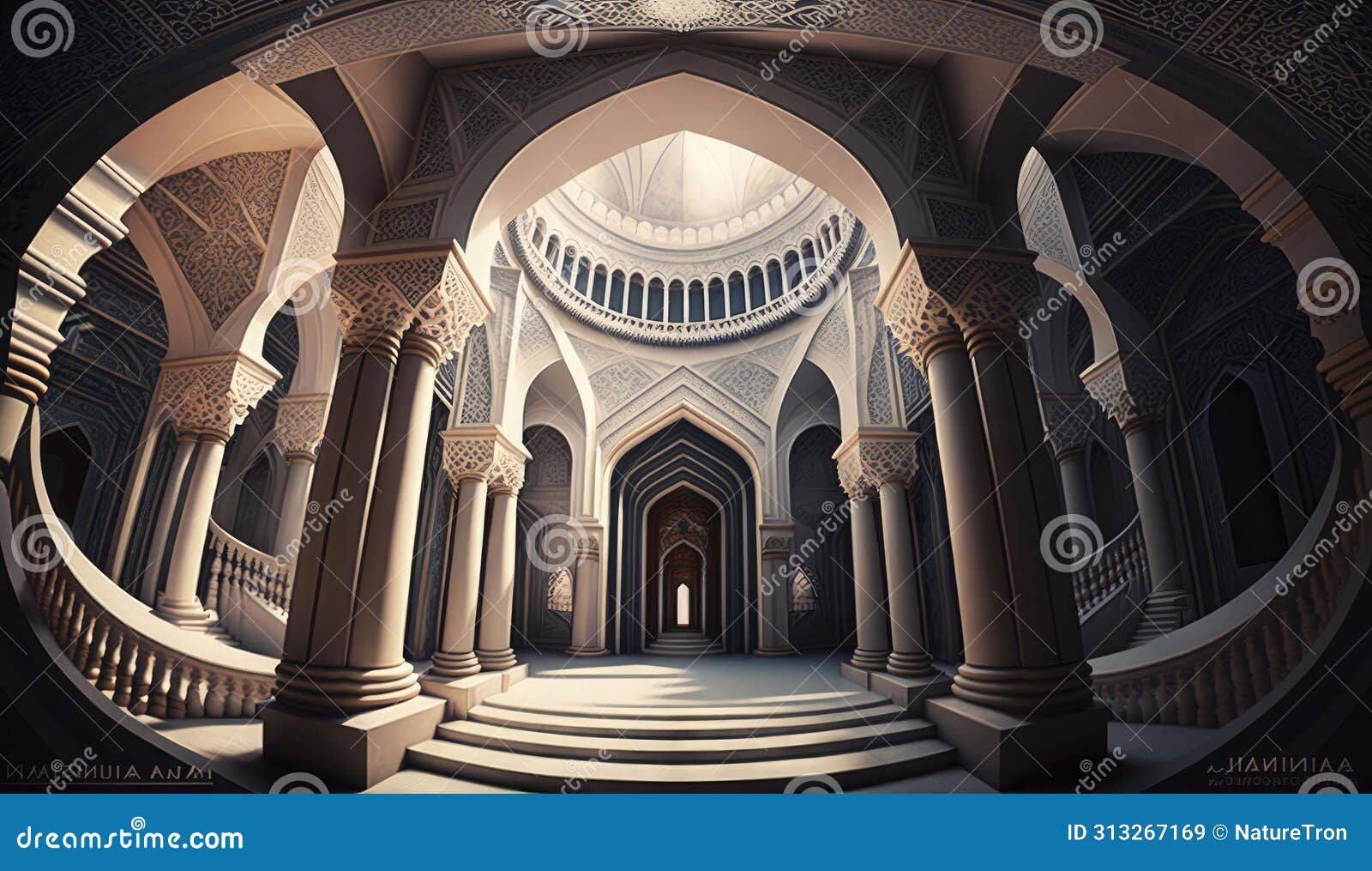Interior of Church Interior of the Cathedral Stock Illustration ...