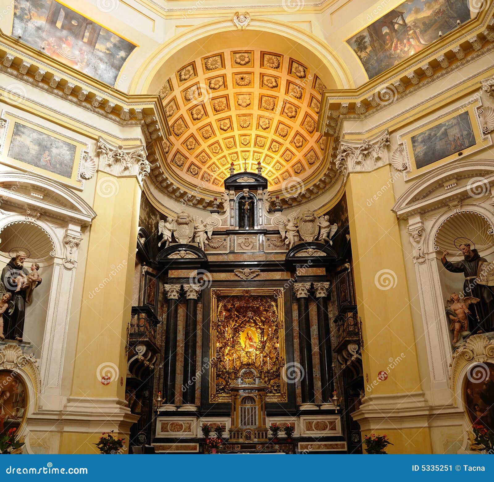 Interior of Church in Turin Stock Image - Image of faith, tourism: 5335251