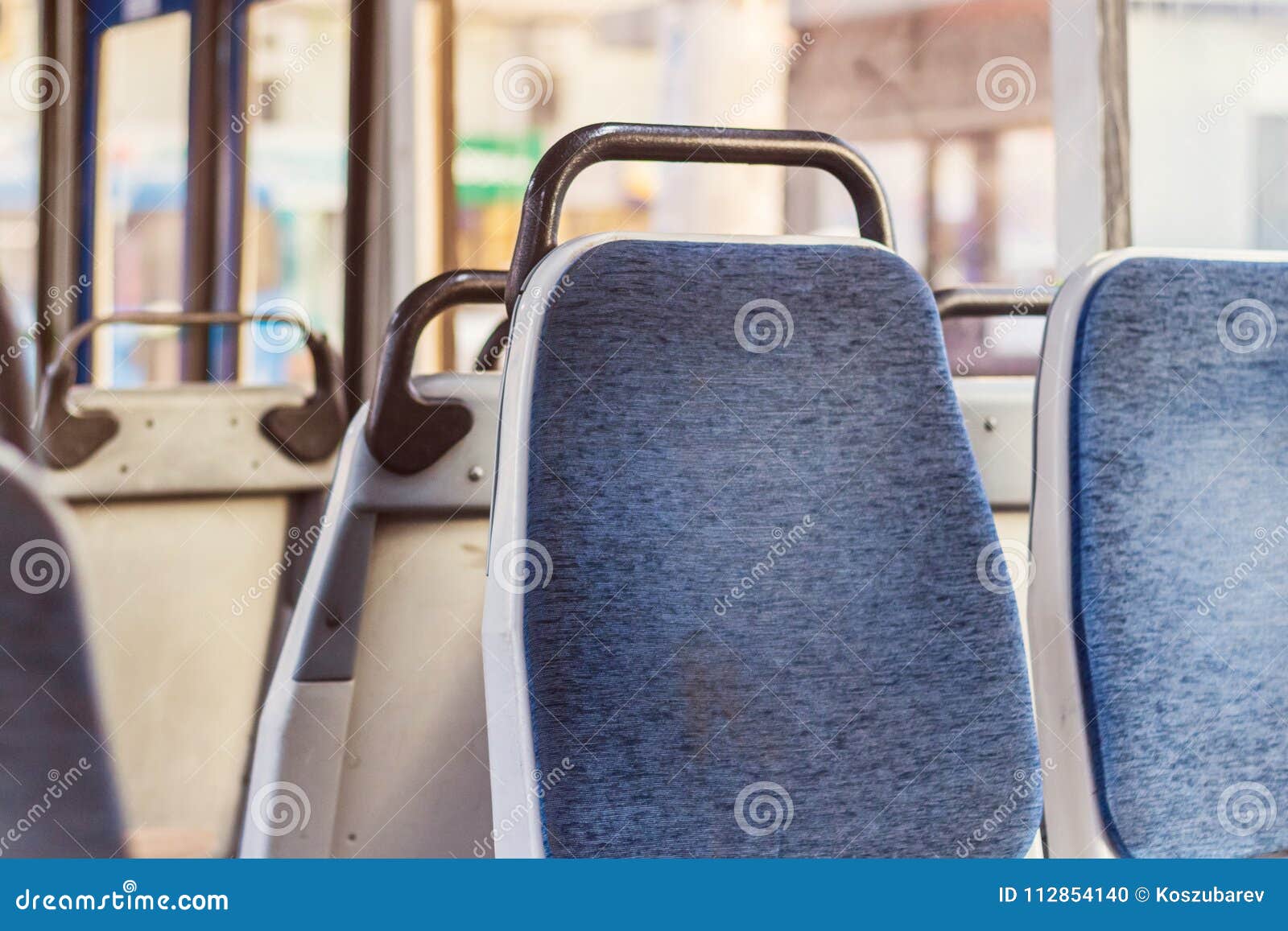 Seat in the bus stock photo. Image of shuttle, urban - 112854140