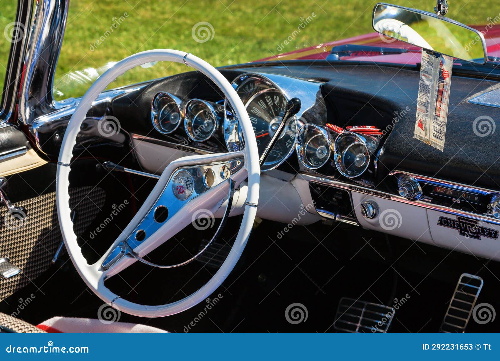 Interior of a Classic American Car Editorial Stock Photo - Image of ...