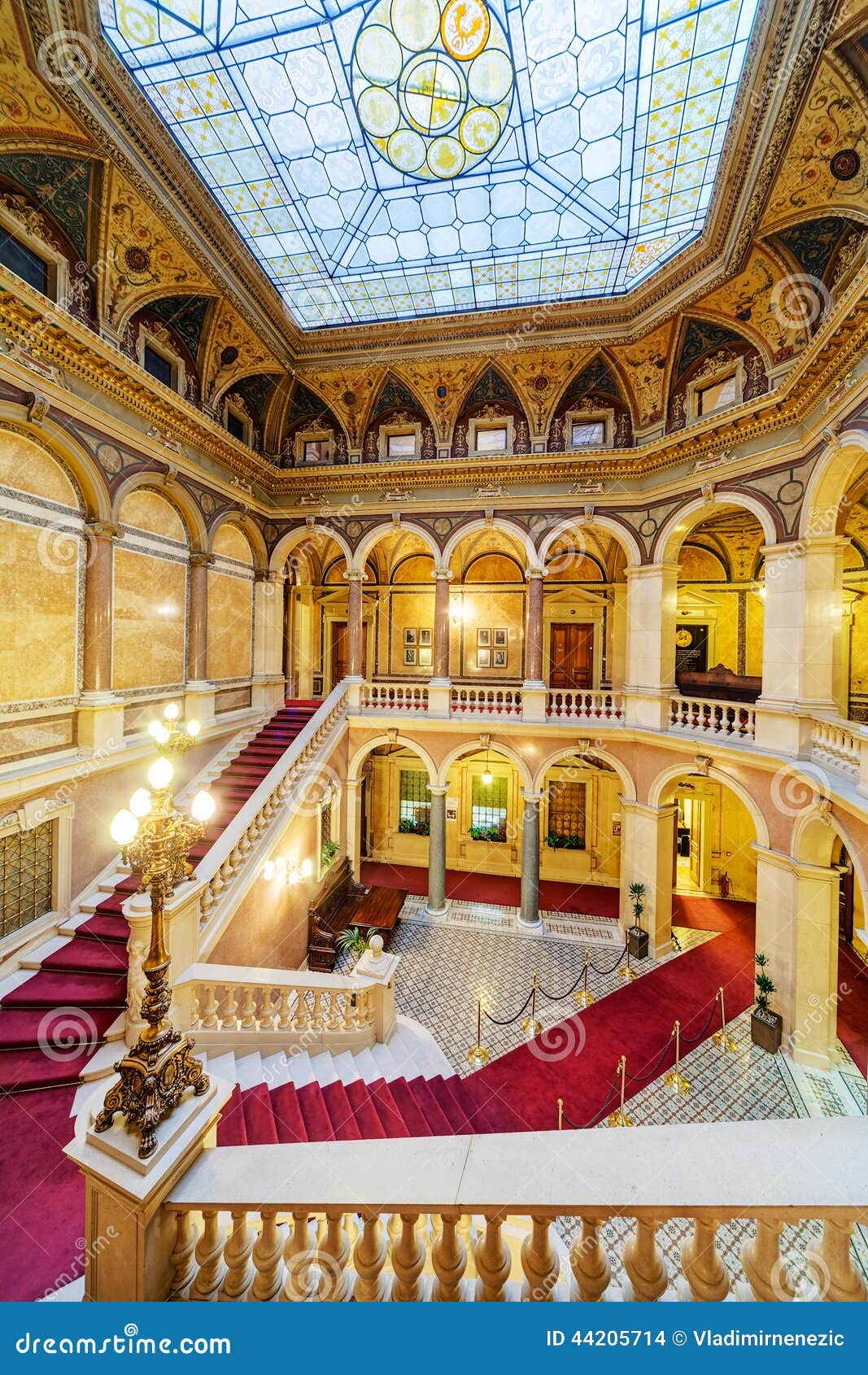 Interior of Classic Building Editorial Stock Image - Image of ...