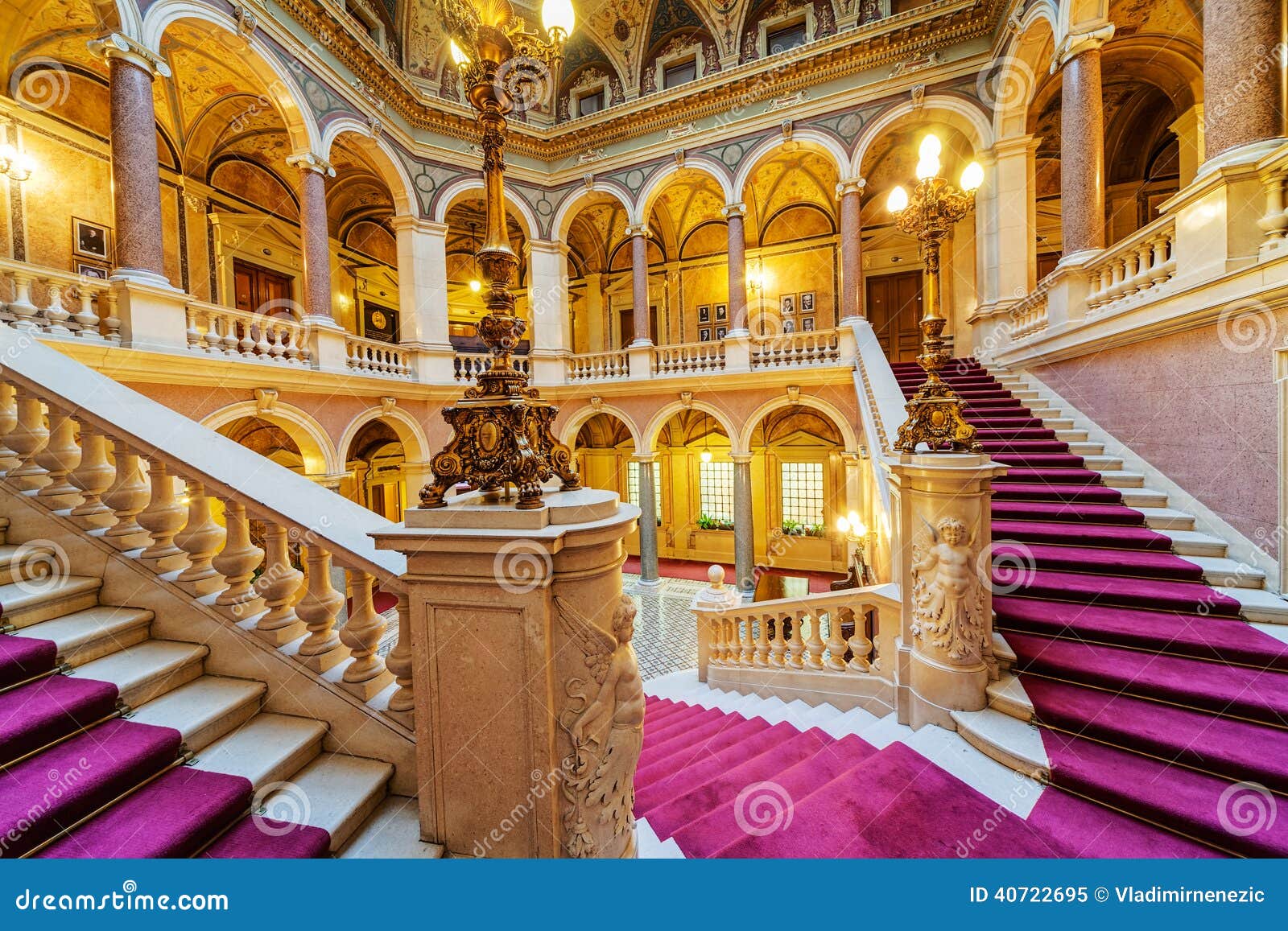 Interior of Classic Building Editorial Image - Image of luxury, ornate ...