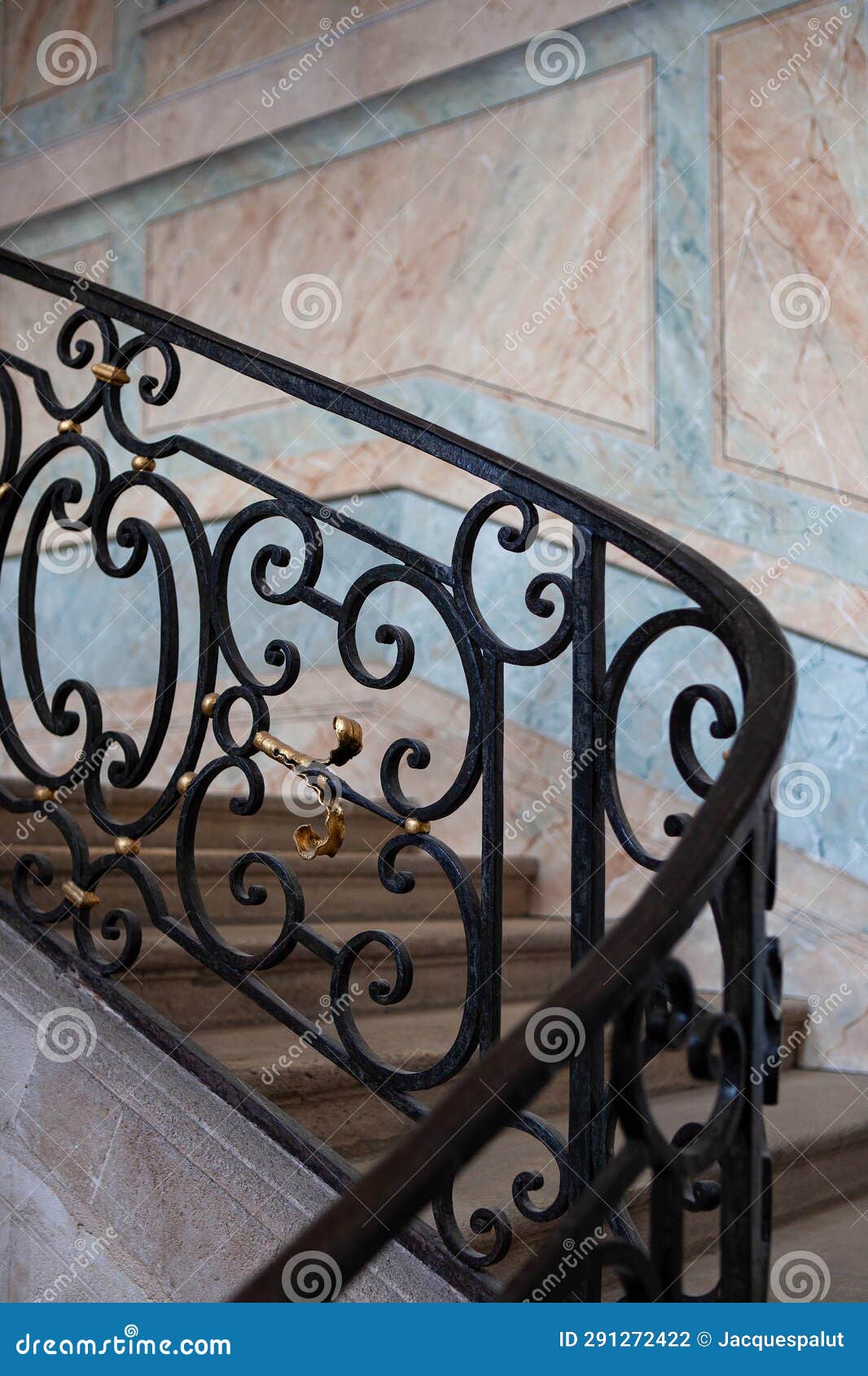 Interior of a Classic French Mansion Stock Photo - Image of stylish ...