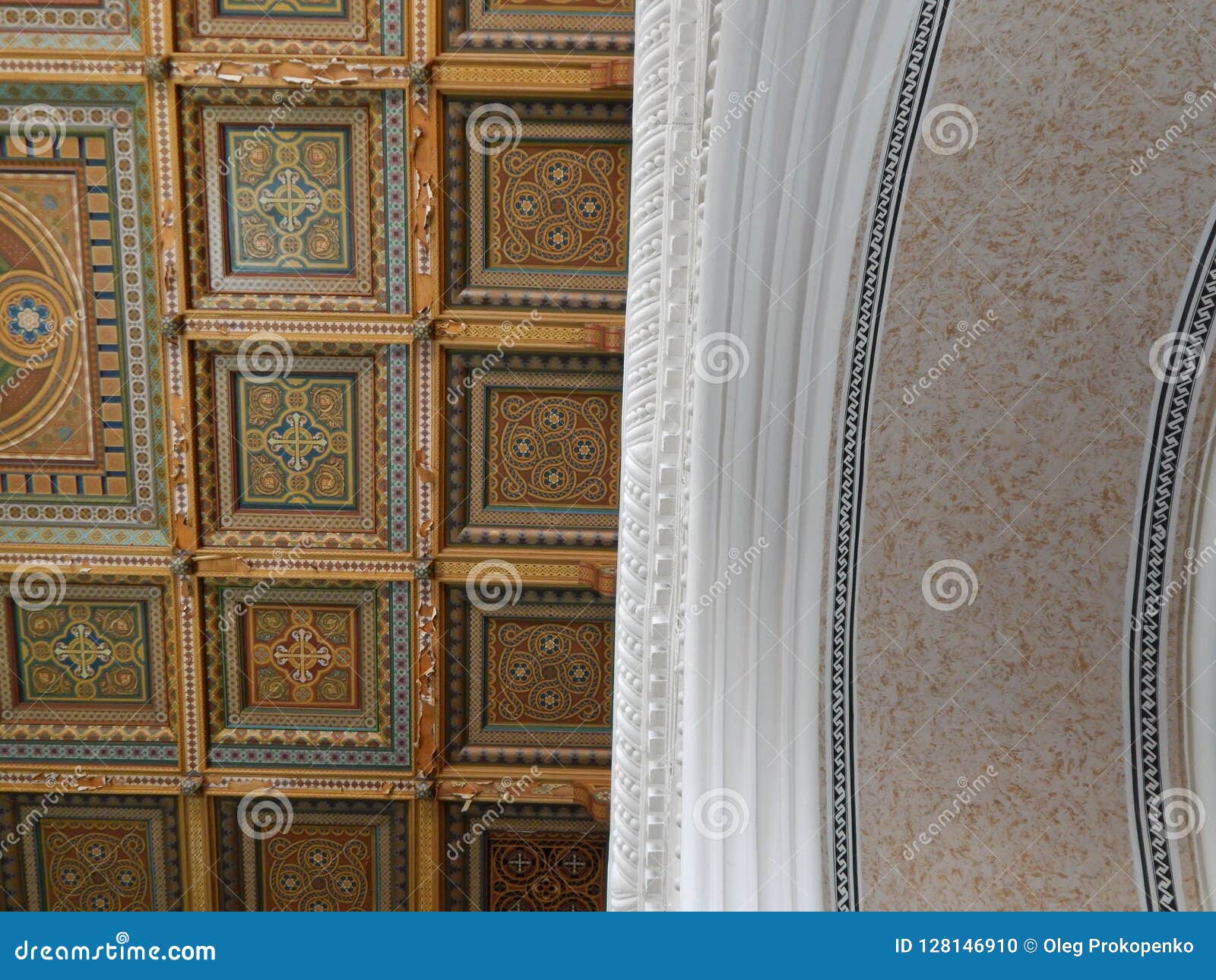 Interior of Classical Architecture, Materials Stock Photo - Image of ...