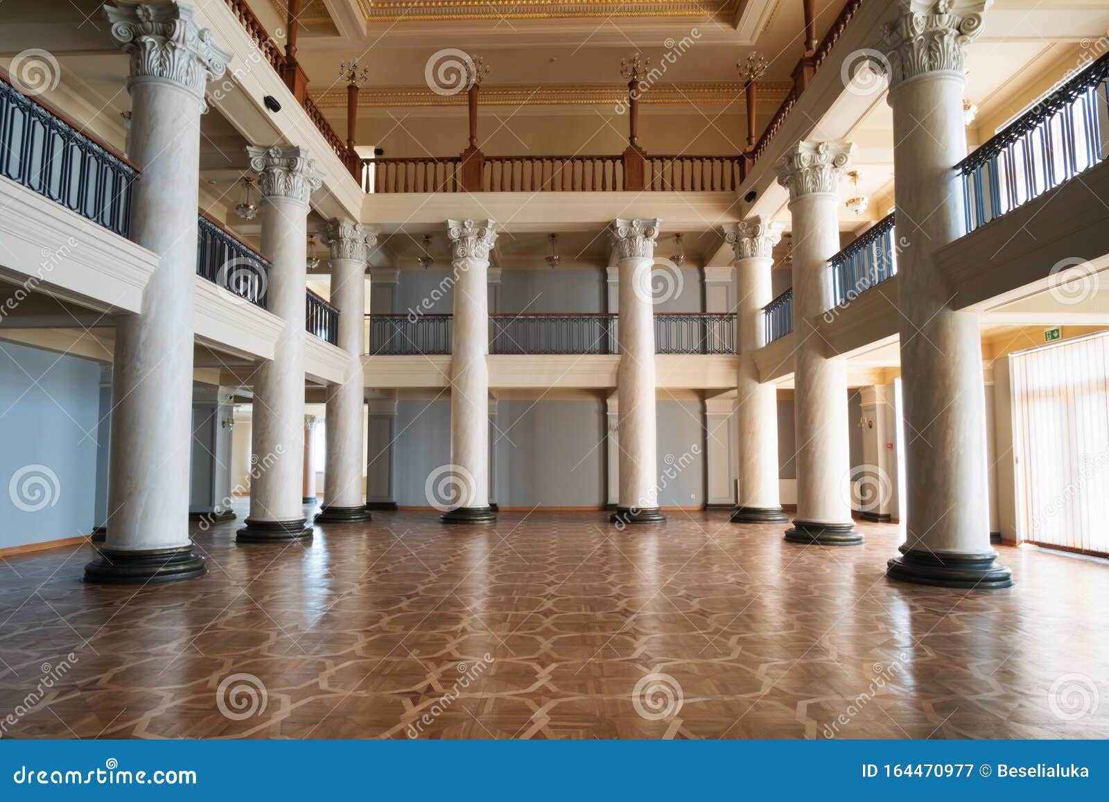 Interior of a Classical Building Stock Image - Image of urban, classic ...