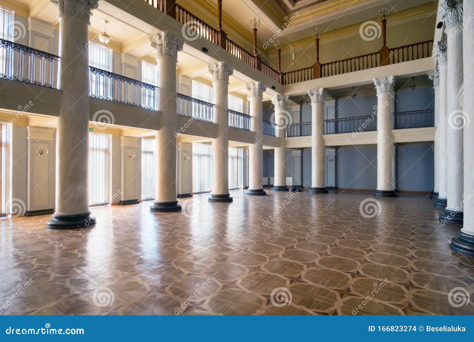 Interior of a Classical Building Stock Photo - Image of design ...