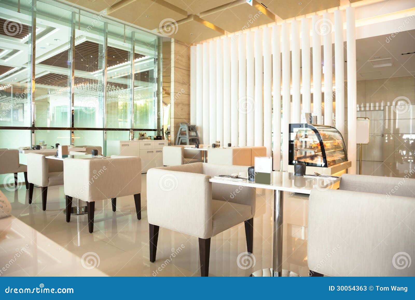 Interior of Coffee Restaurant Stock Image - Image of neat, interior ...