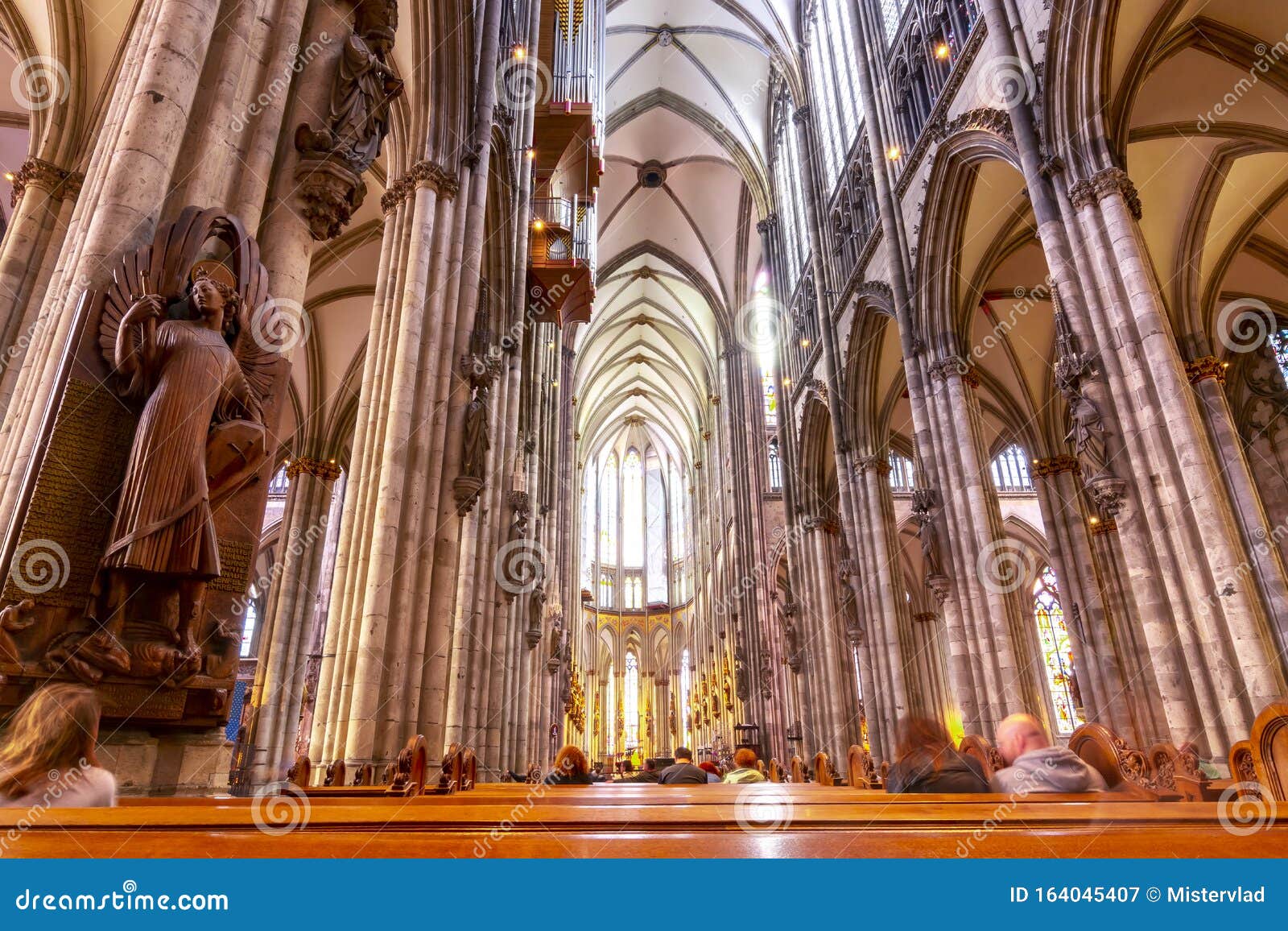 Interior of Cologne Cathedral, Germany Editorial Photography - Image of ...