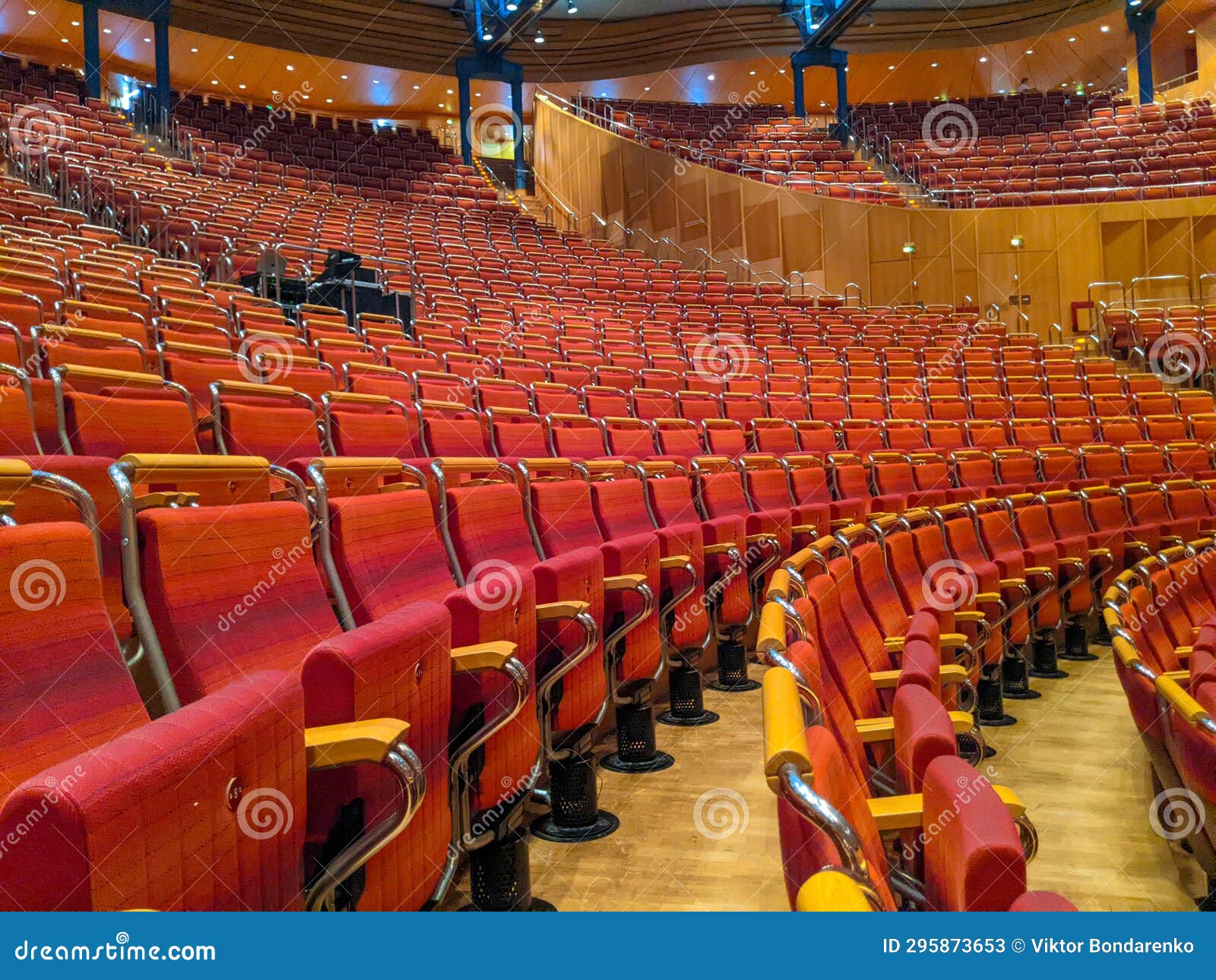 Interior of the Cologne Philharmonic Hall Stock Image - Image of chair ...