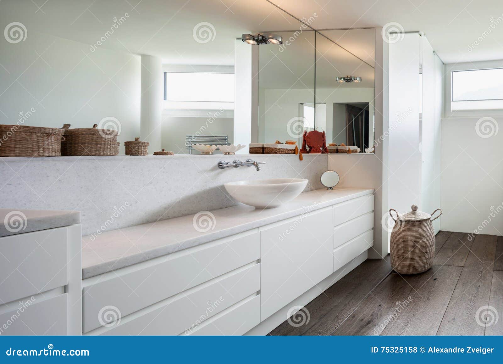 Interior, Comfortable Bathroom Stock Photo - Image of architecture ...