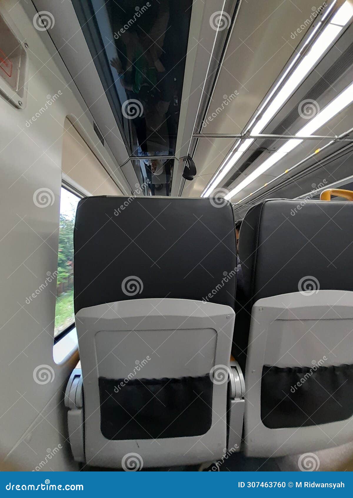 The Interior of the Commuter Line & X28;KRL& X29; Train is Clean Stock ...
