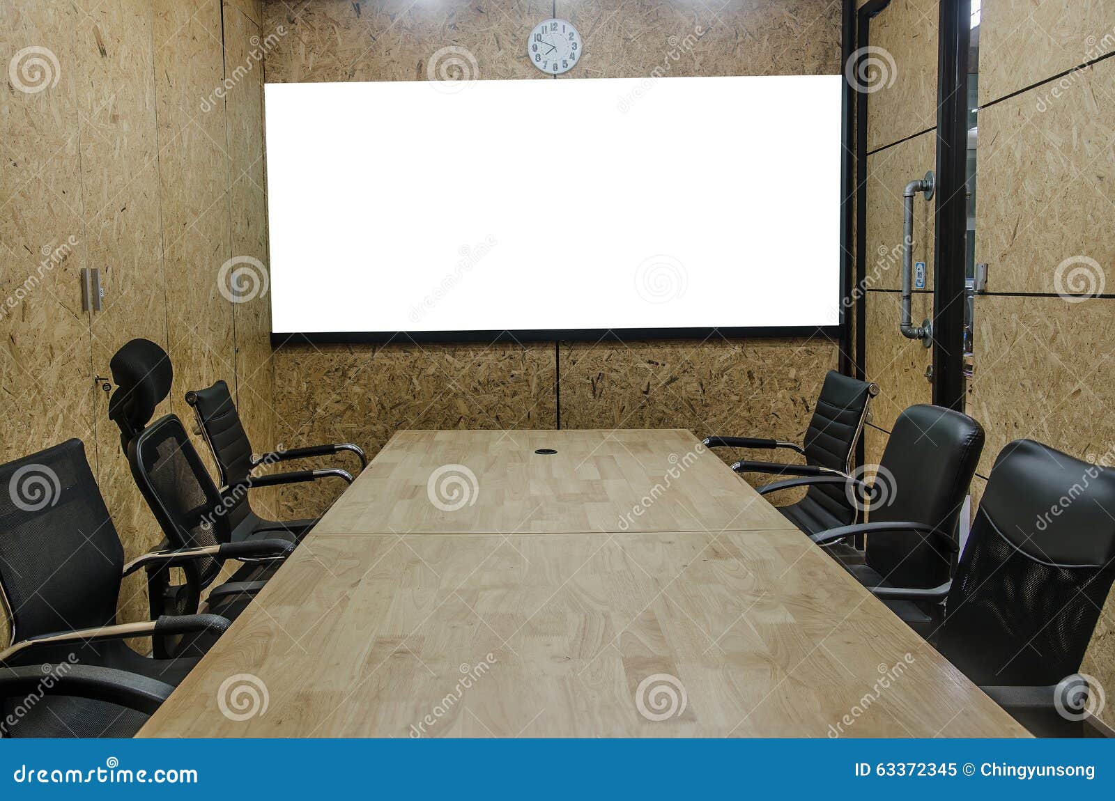 Conference Room With Projector