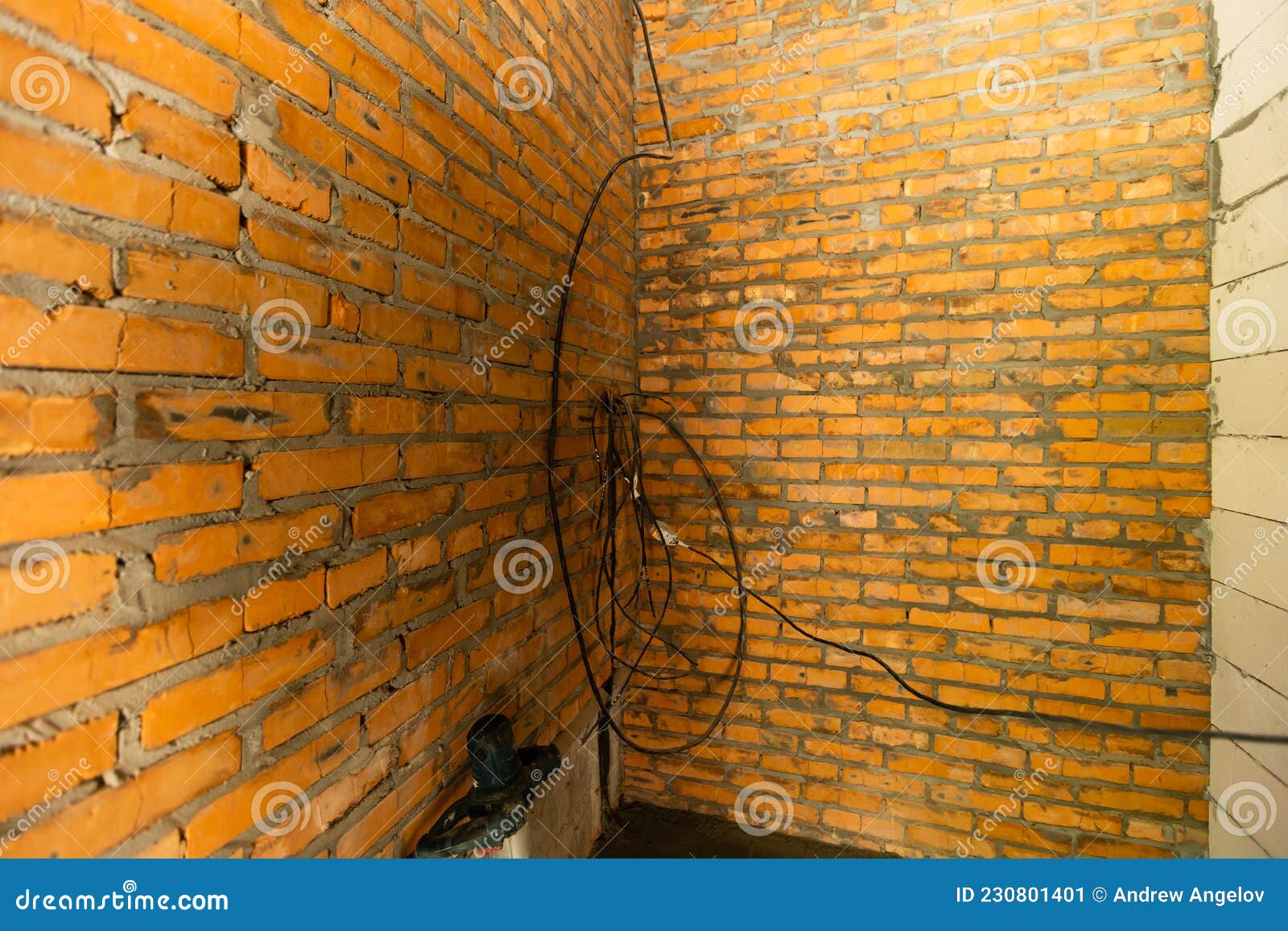 Interior Construction Building Site and Electrical Installation Stock ...