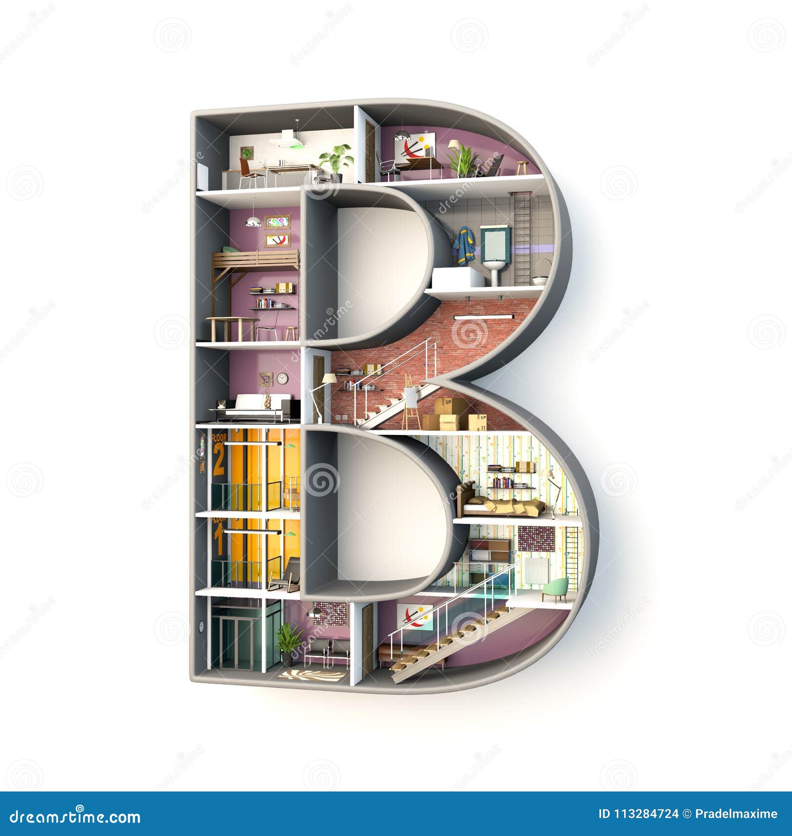 Letter B In Architecture