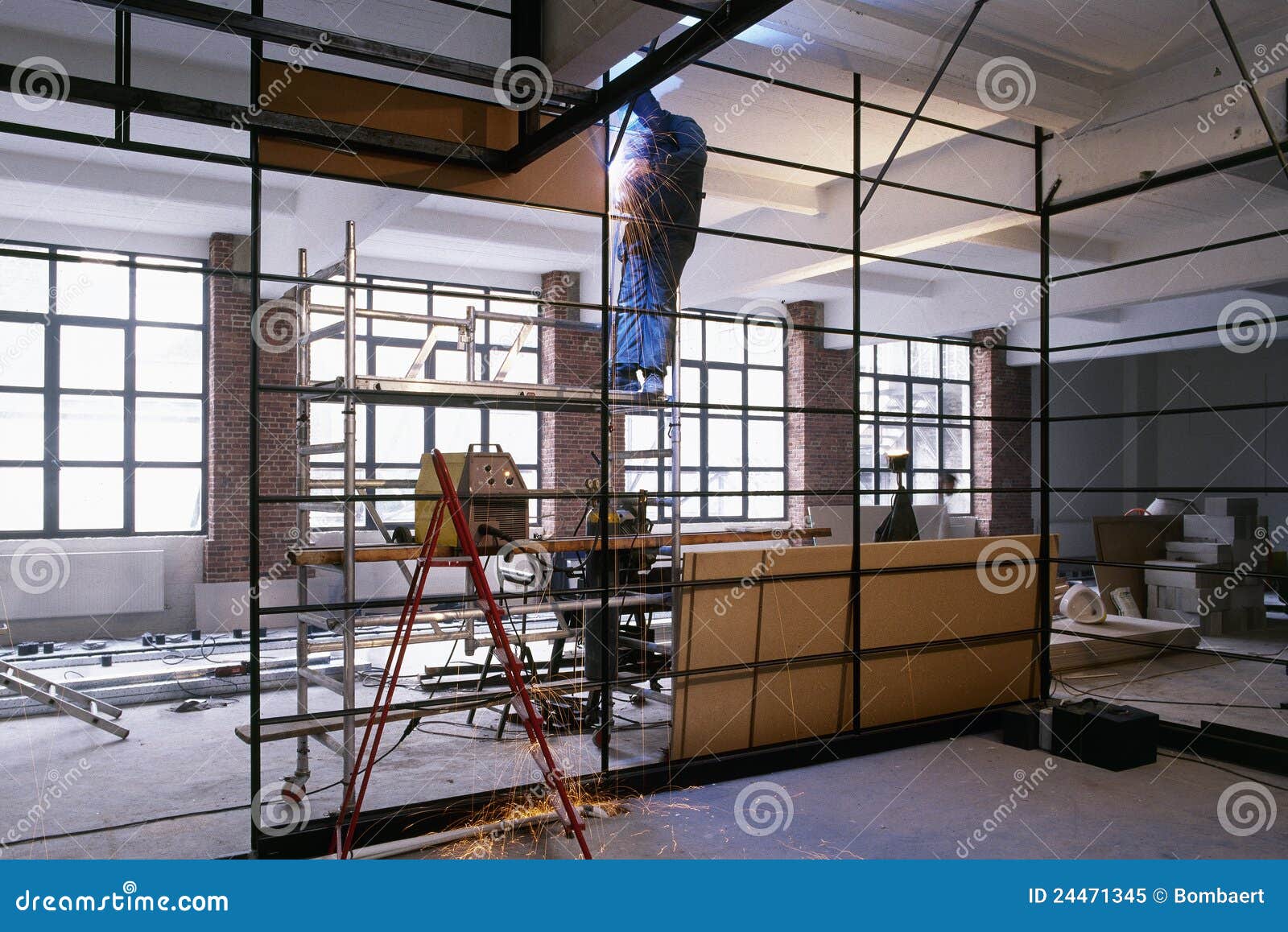 Interior construction site stock image. Image of investment - 24471345