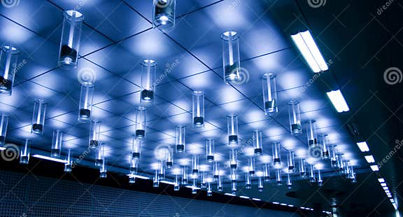Interior cool lighting stock image. Image of black, illumination - 7953029