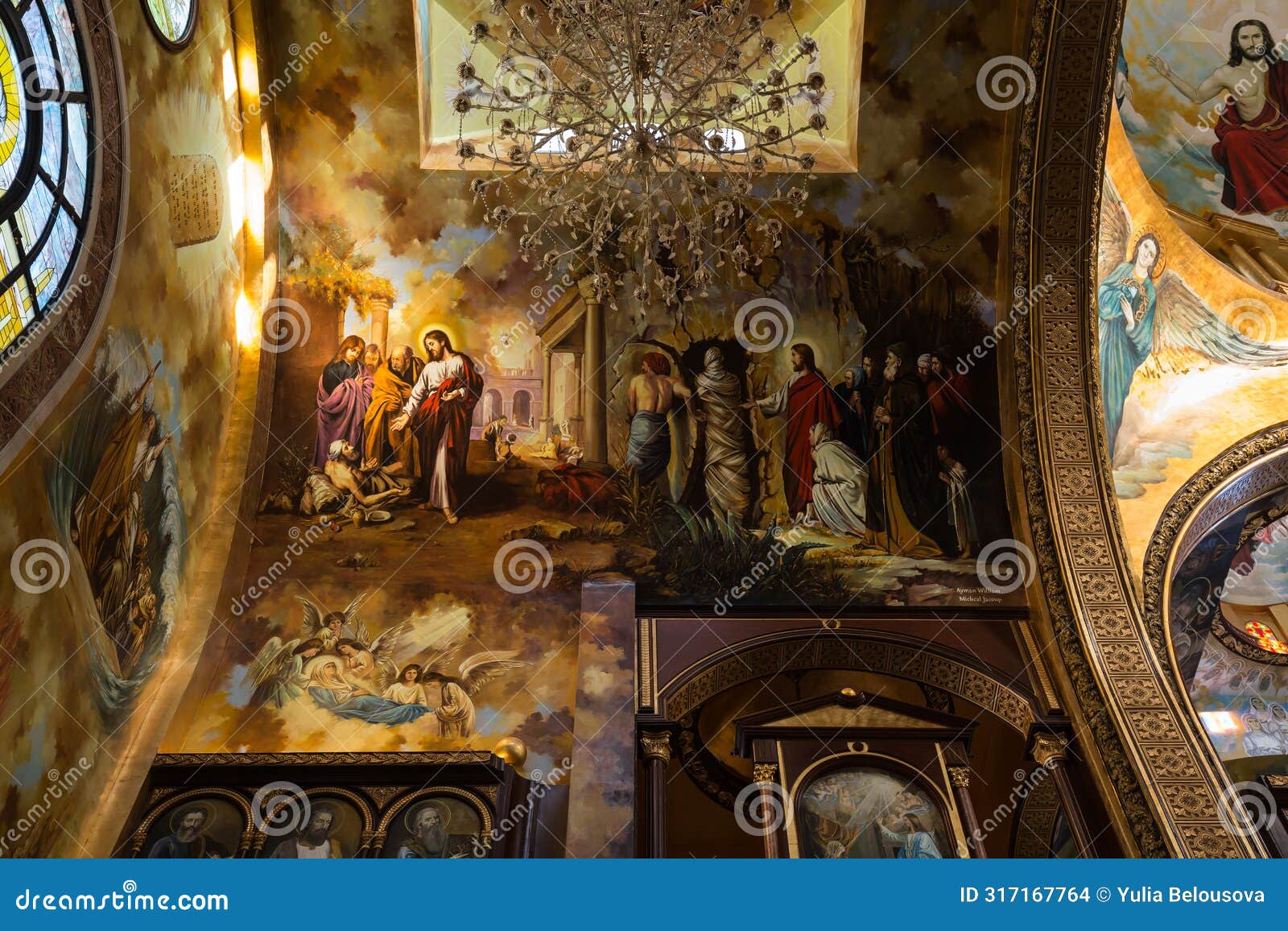 Interior of Coptic Orthodox Church in Sharm El Sheikh Editorial Stock ...