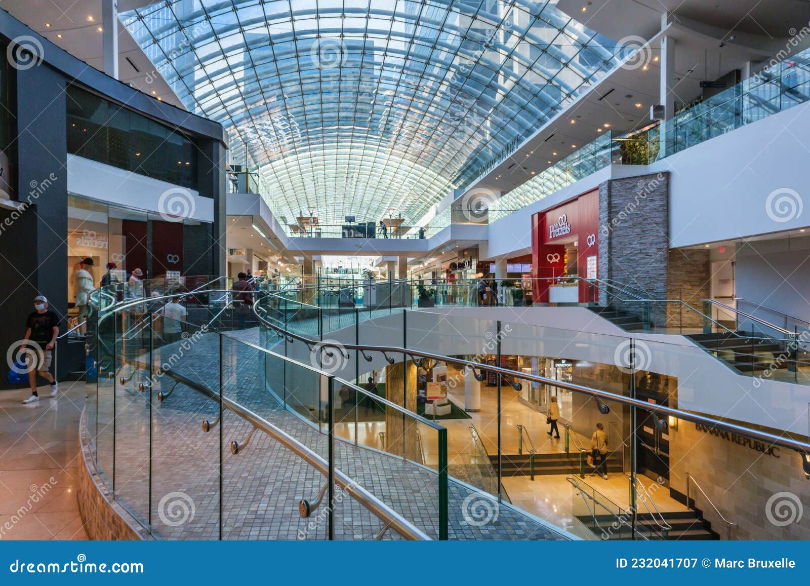 Interior of the Core Shopping Centre in Downtown Calgary Editorial ...