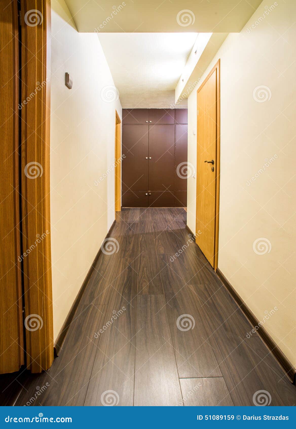 Interior corridor stock image. Image of corridor, flat - 51089159