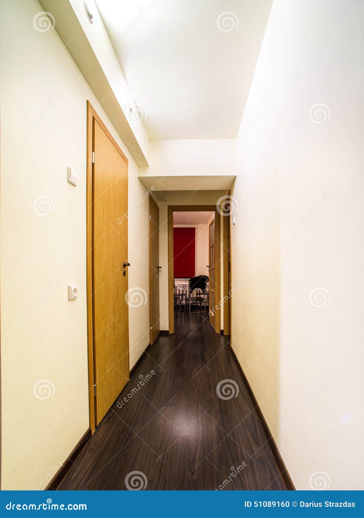 Interior corridor stock photo. Image of apartment, bright - 51089160