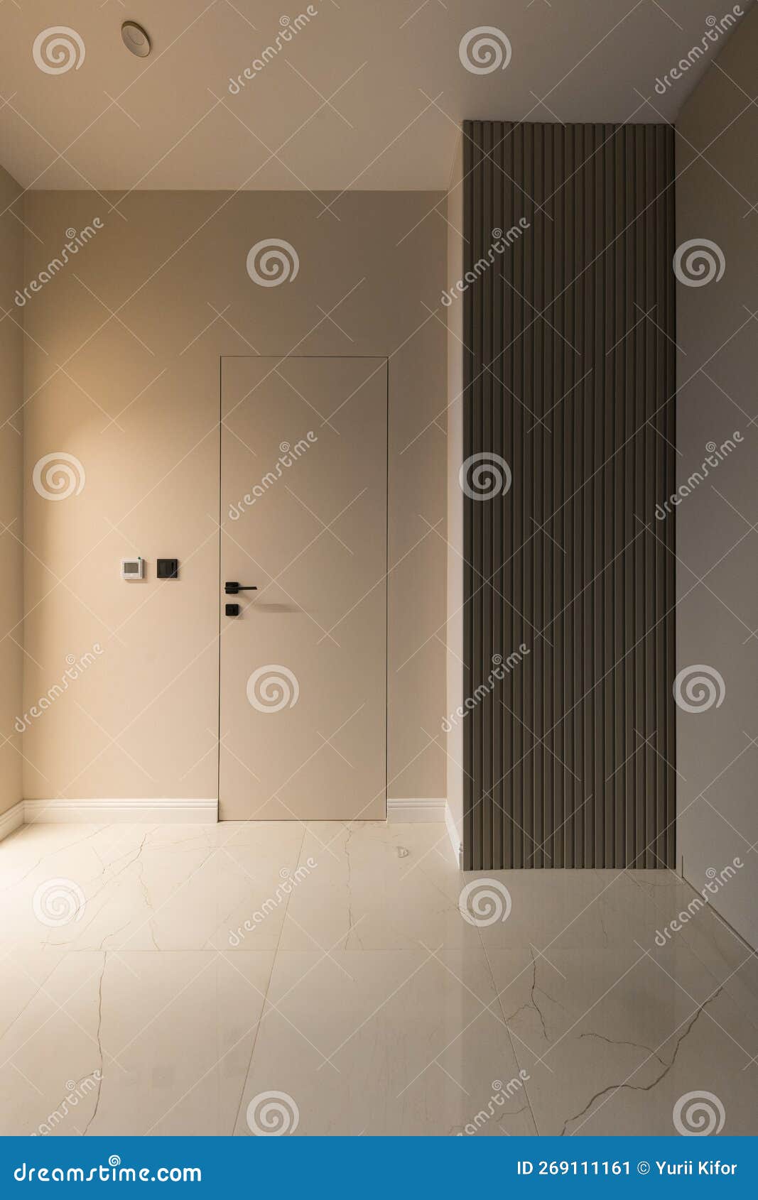 Interior of a Corridor in a Modern Apartment in a New Building Stock ...