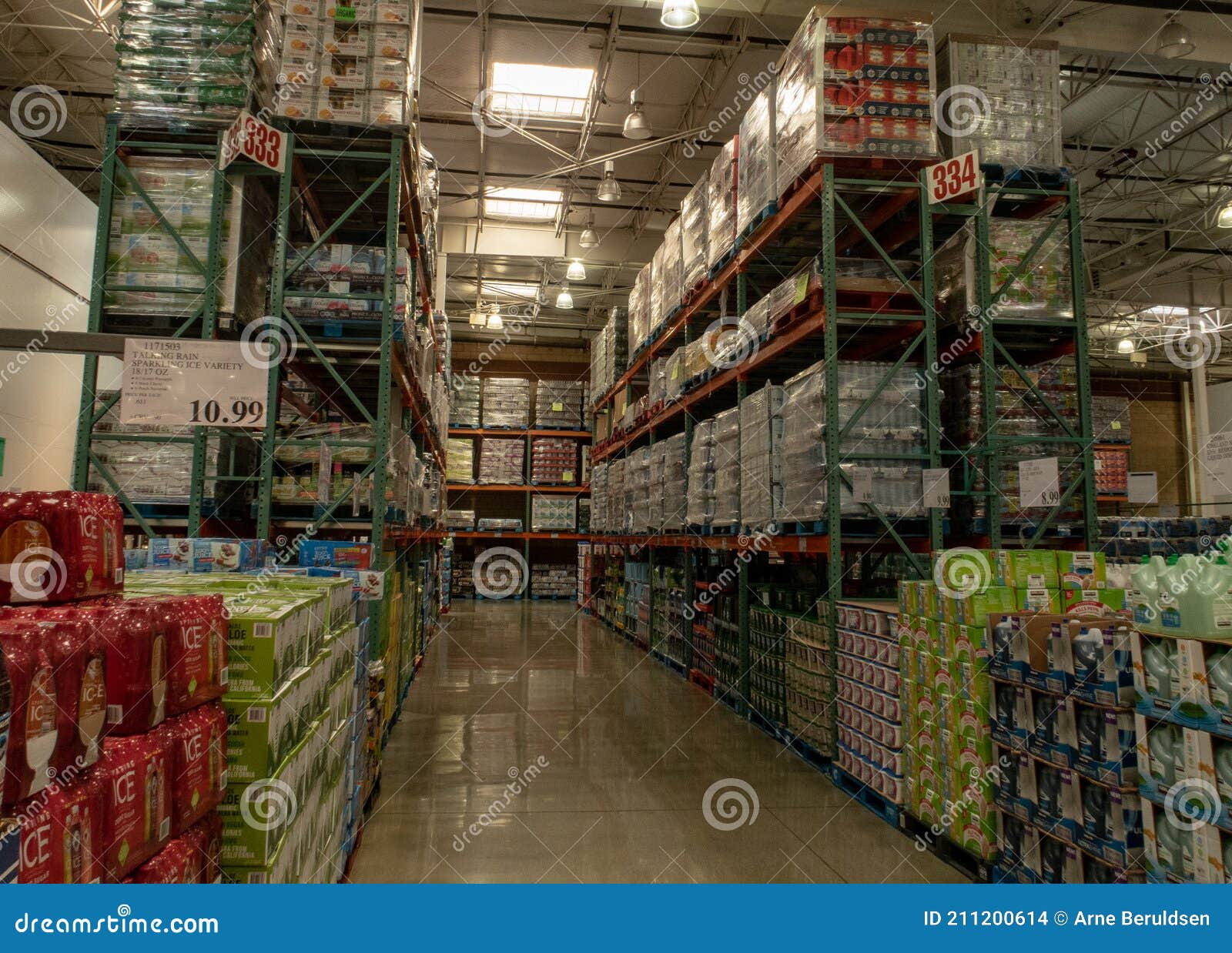 Interior Of A Costco Store Editorial Stock Image Image Of Inside 211200614