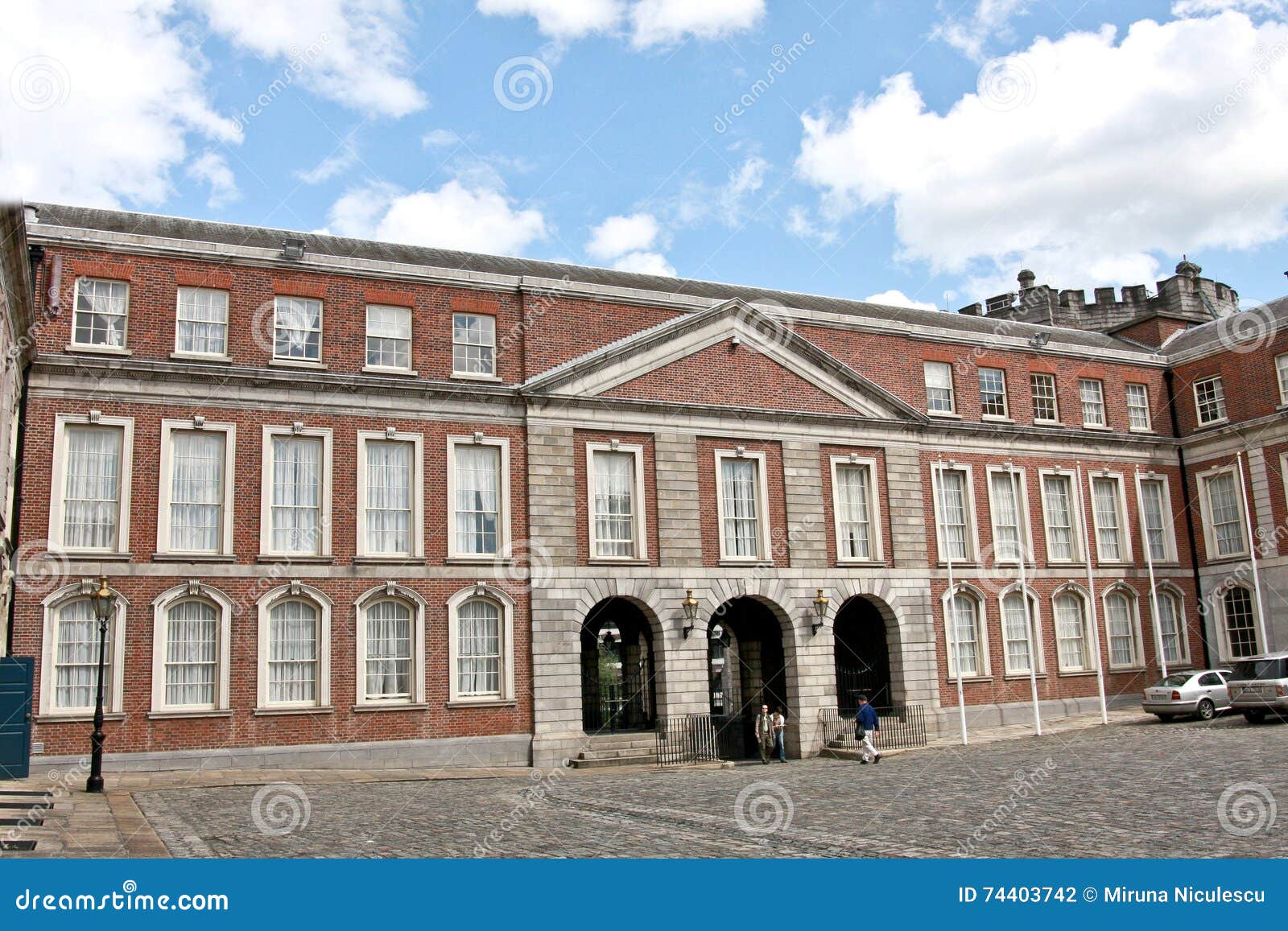 Interior Courtyard, Dublin Castle, Ireland Editorial Photography ...