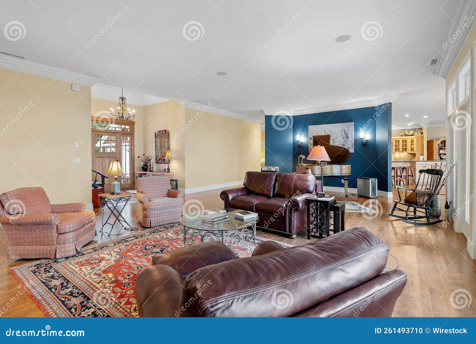 Interior of a Cozy and Comfortable House Stock Photo - Image of room ...