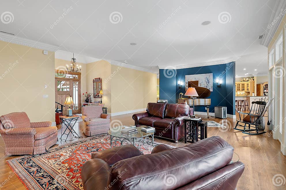 Interior of a Cozy and Comfortable House Stock Photo - Image of room ...
