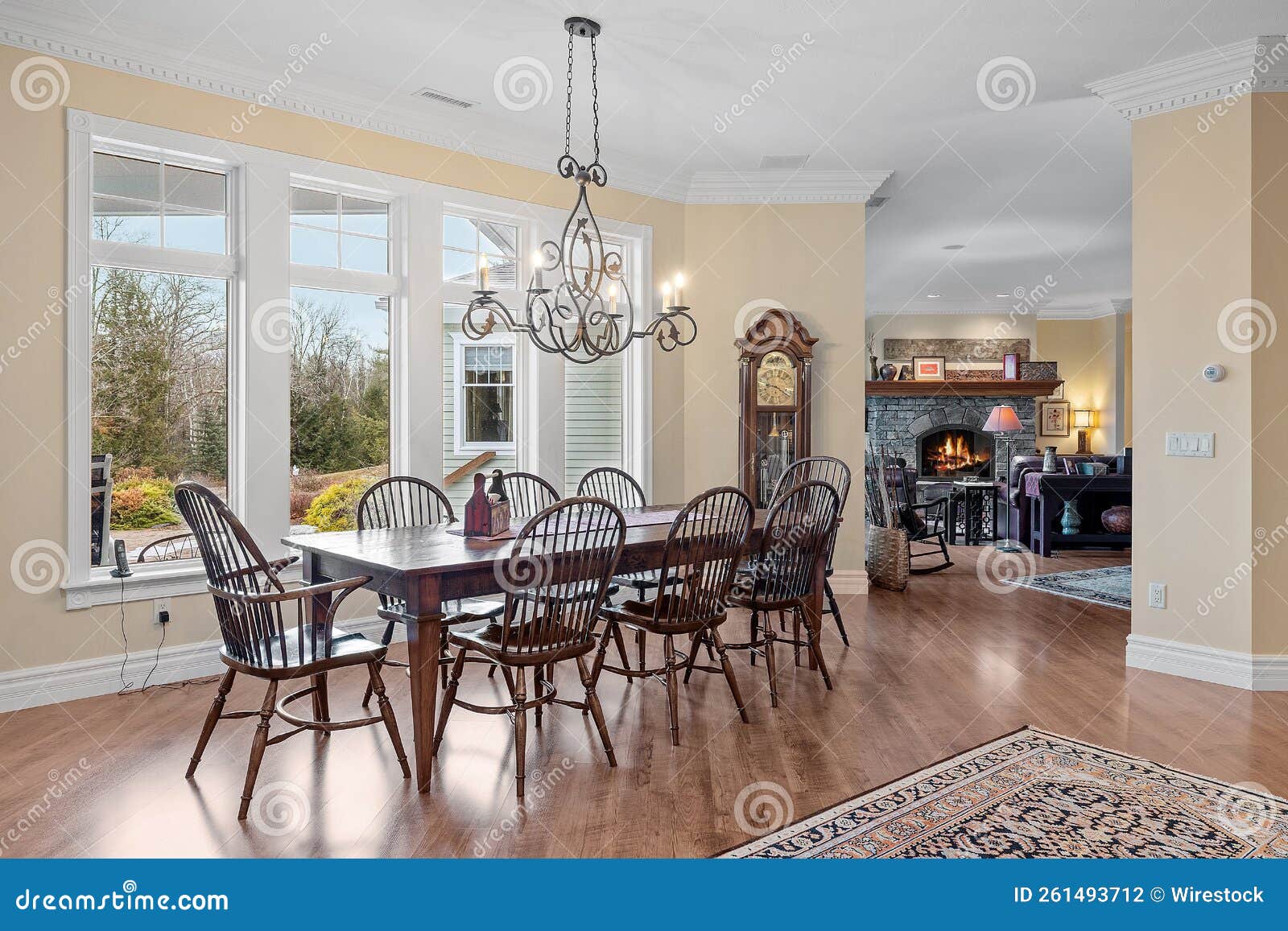 Interior of a Cozy and Comfortable House Stock Photo - Image of ...