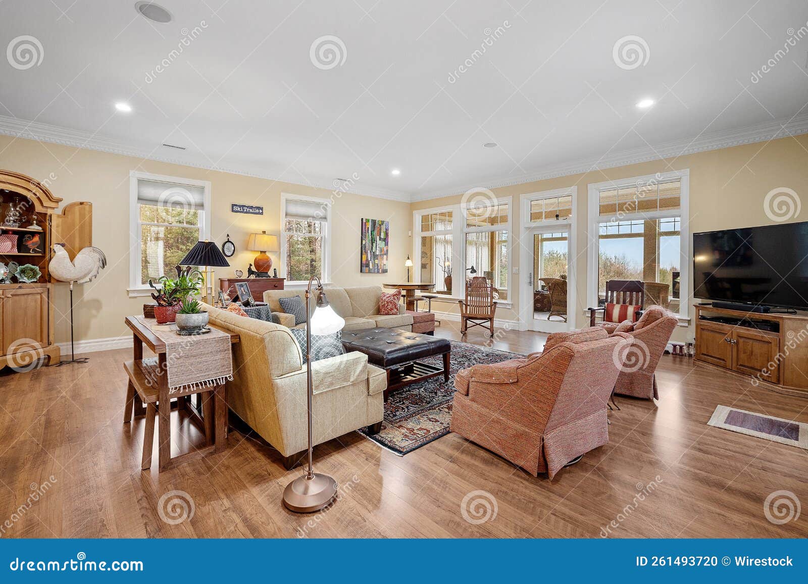 Interior of a Cozy and Comfortable House Stock Photo - Image of ...