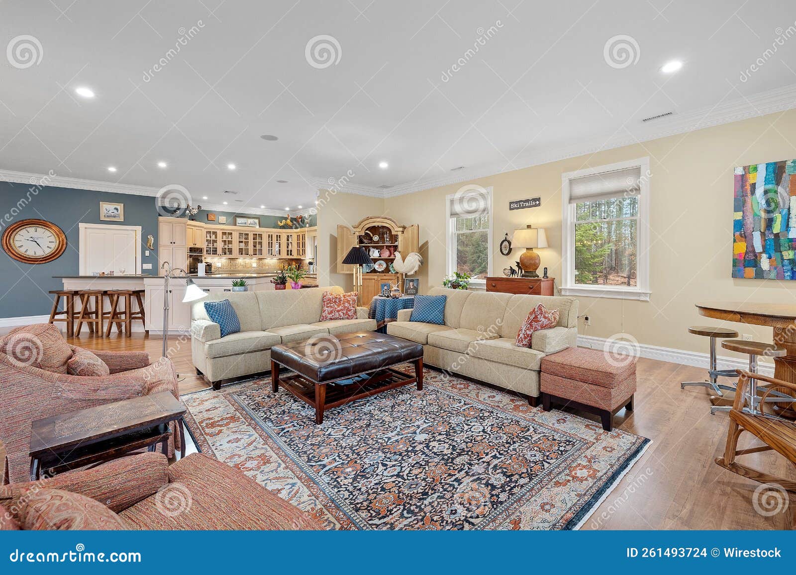 Interior of a Cozy and Comfortable House Stock Photo - Image of indoor ...