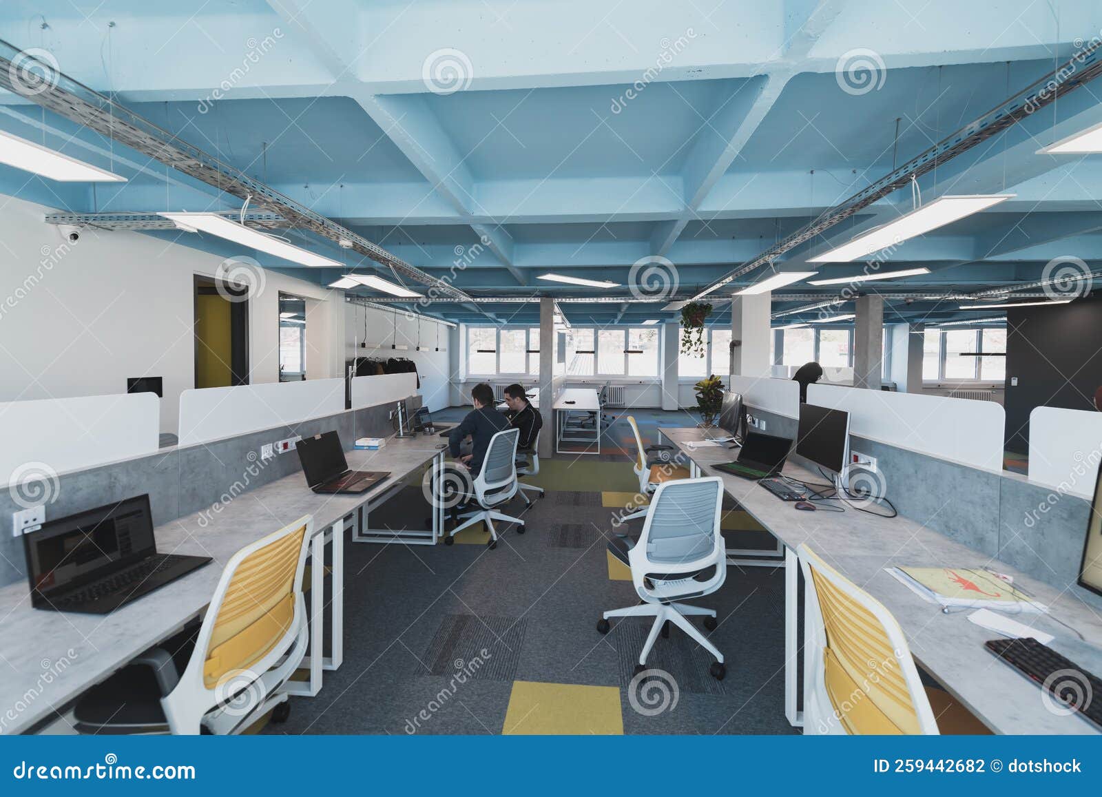 Interior of Cozy Light Boardroom with Table, Modern Stylish Chairs and ...