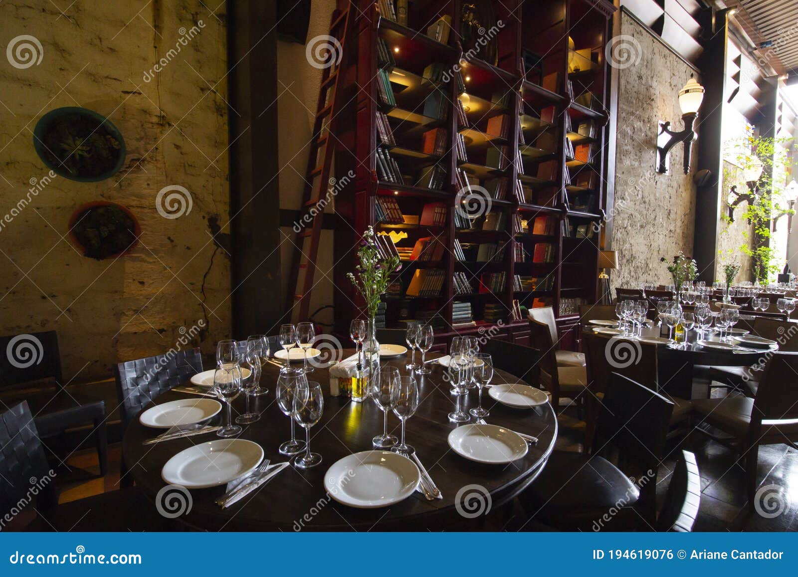 Interior of Cozy Restaurant. Contemporary Design. Editorial Photo ...