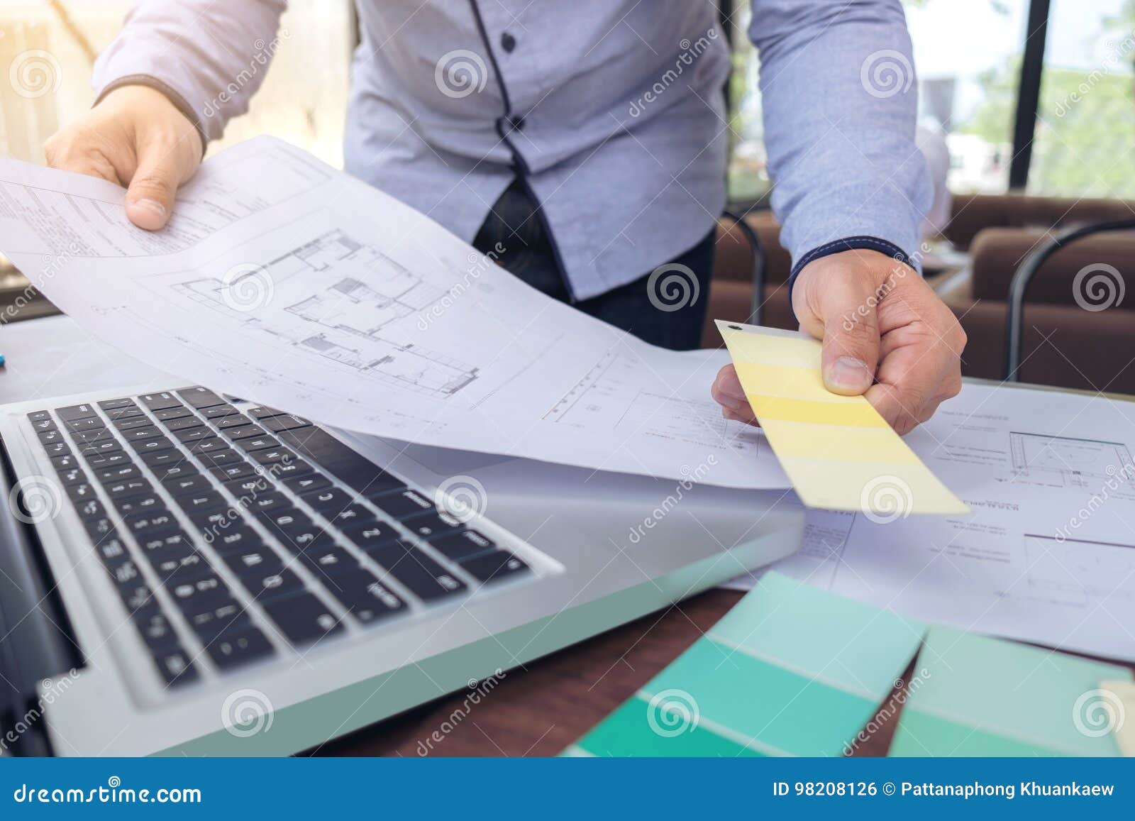 Interior Creative Creativity Graphic Designer Working with Graph Stock ...