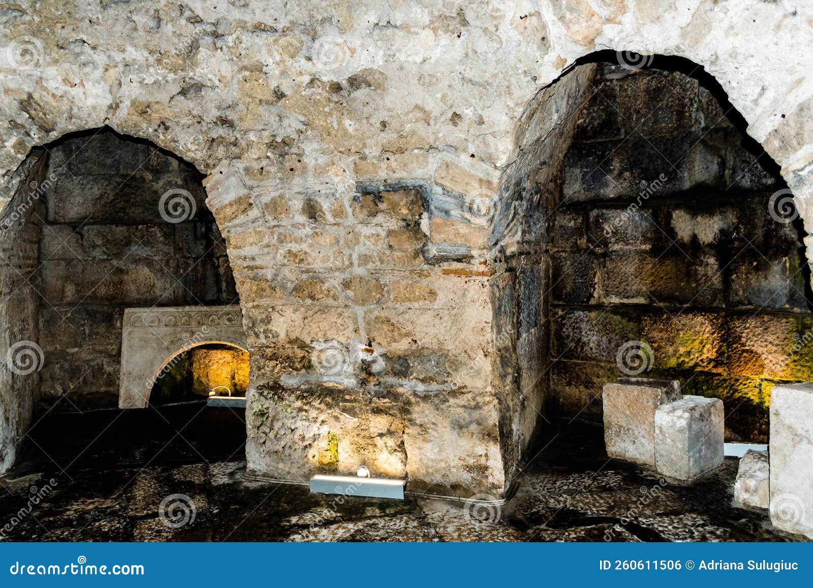 Interior of the Crypt of St Lucy in the St. Domnius Cathedral Editorial ...