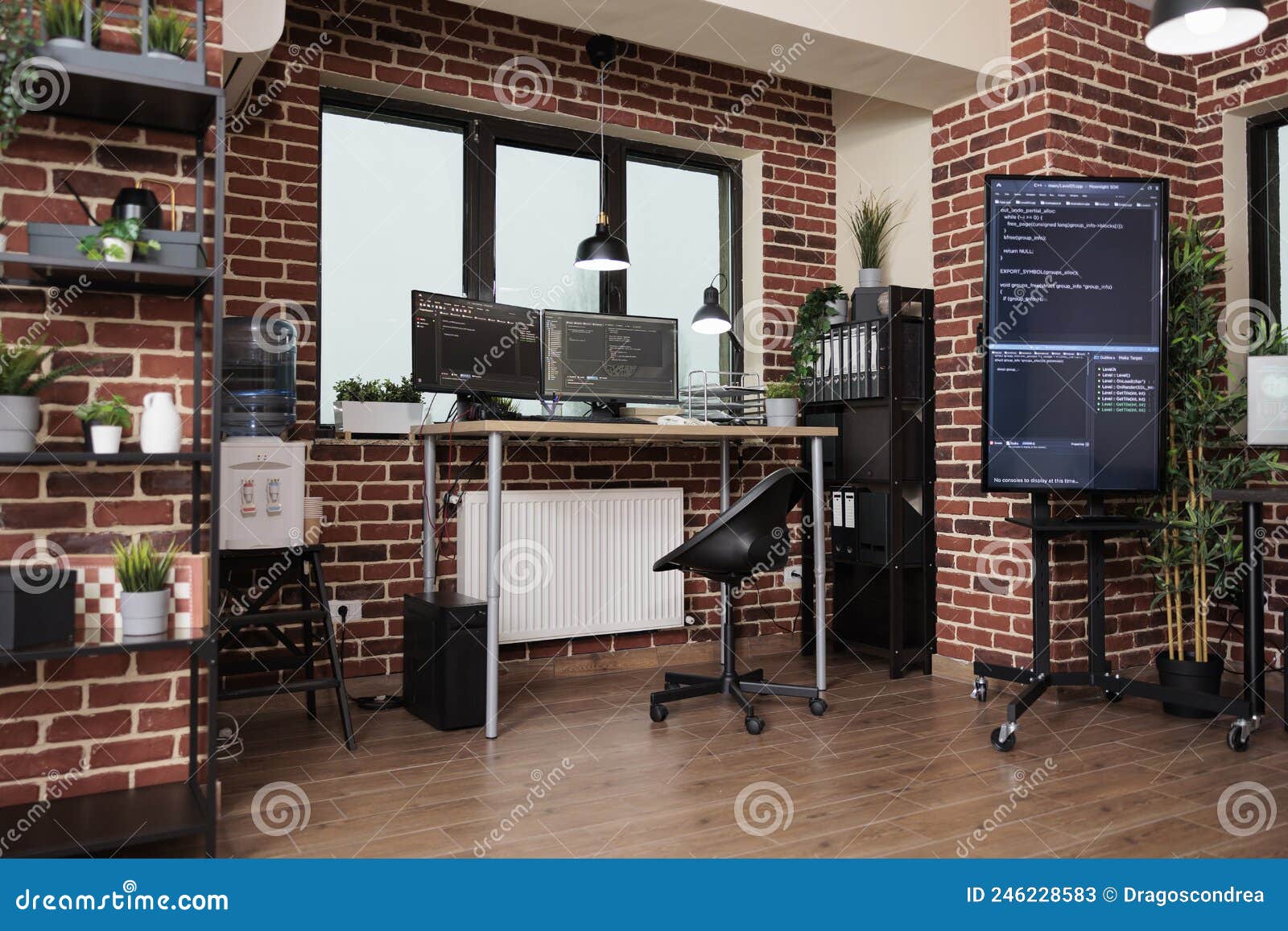 Interior of Cyber Security Office Center with Neural Networks and ... Interior of Cyber Security Office Center with Neural Networks and ...
