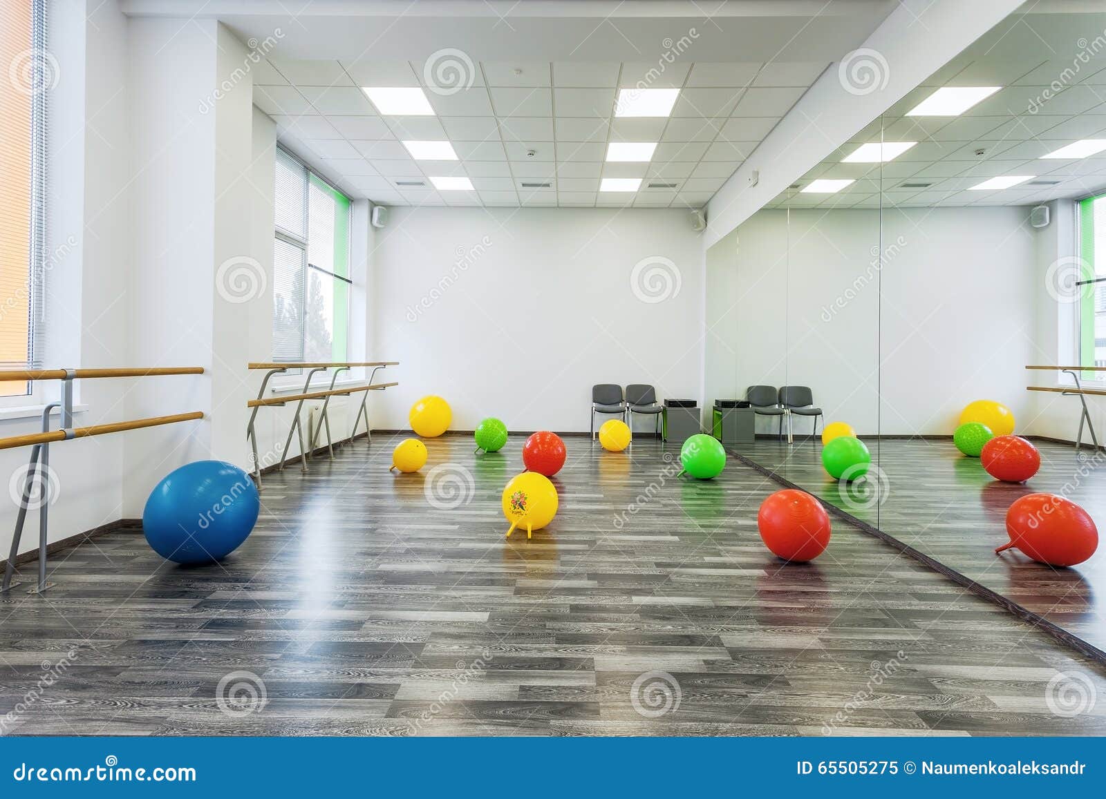 The Interior of the Dance Studio of the Academy of Modern Education ...