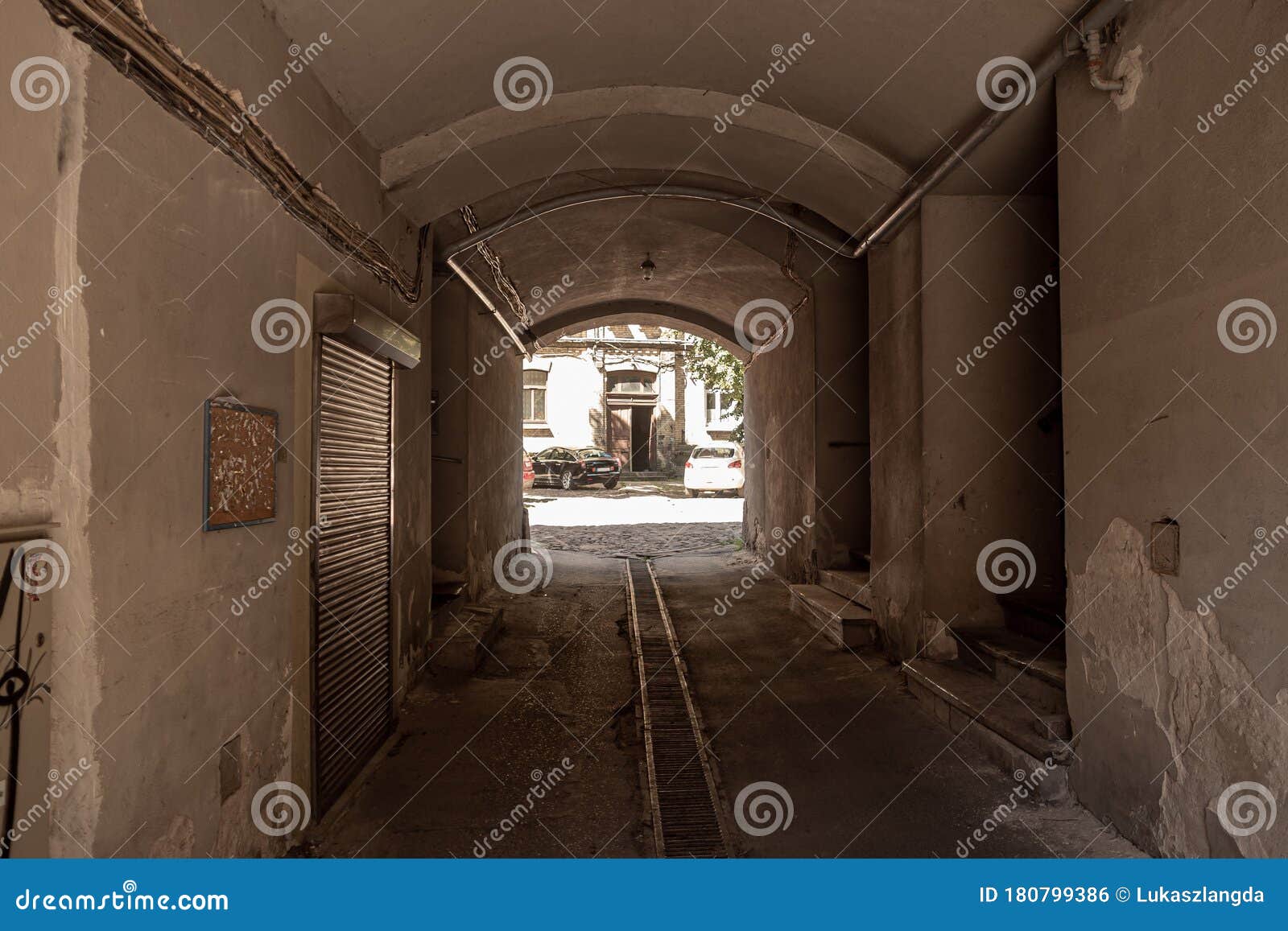 Interior of the Gate Leading To the Yard Stock Photo - Image of europe ...